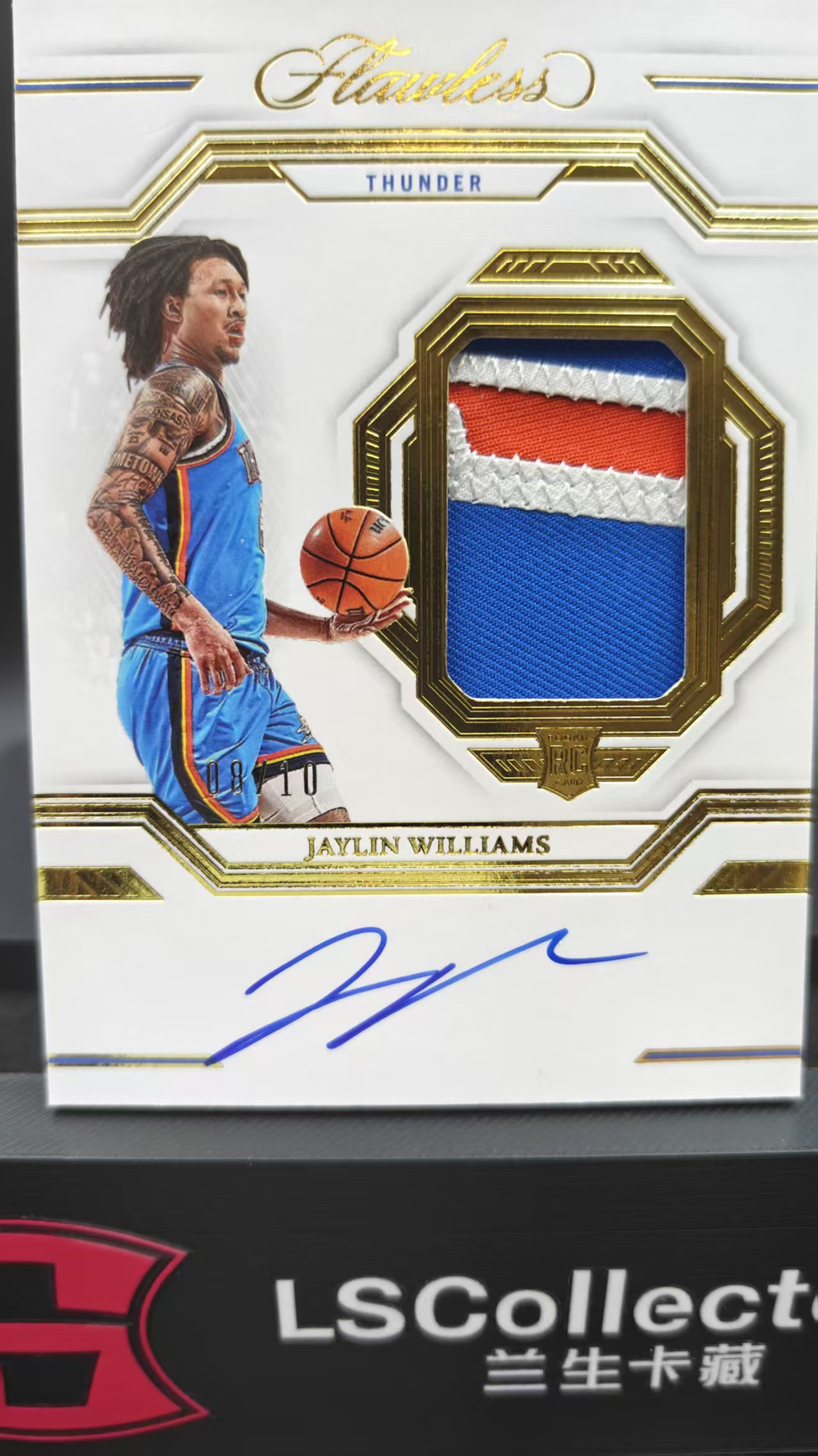 2022-23 Panini Flawless Jaylin Williams RC 【兰生卡藏】手提 杰林 威廉姆斯 雷霆 新秀 SPA ...