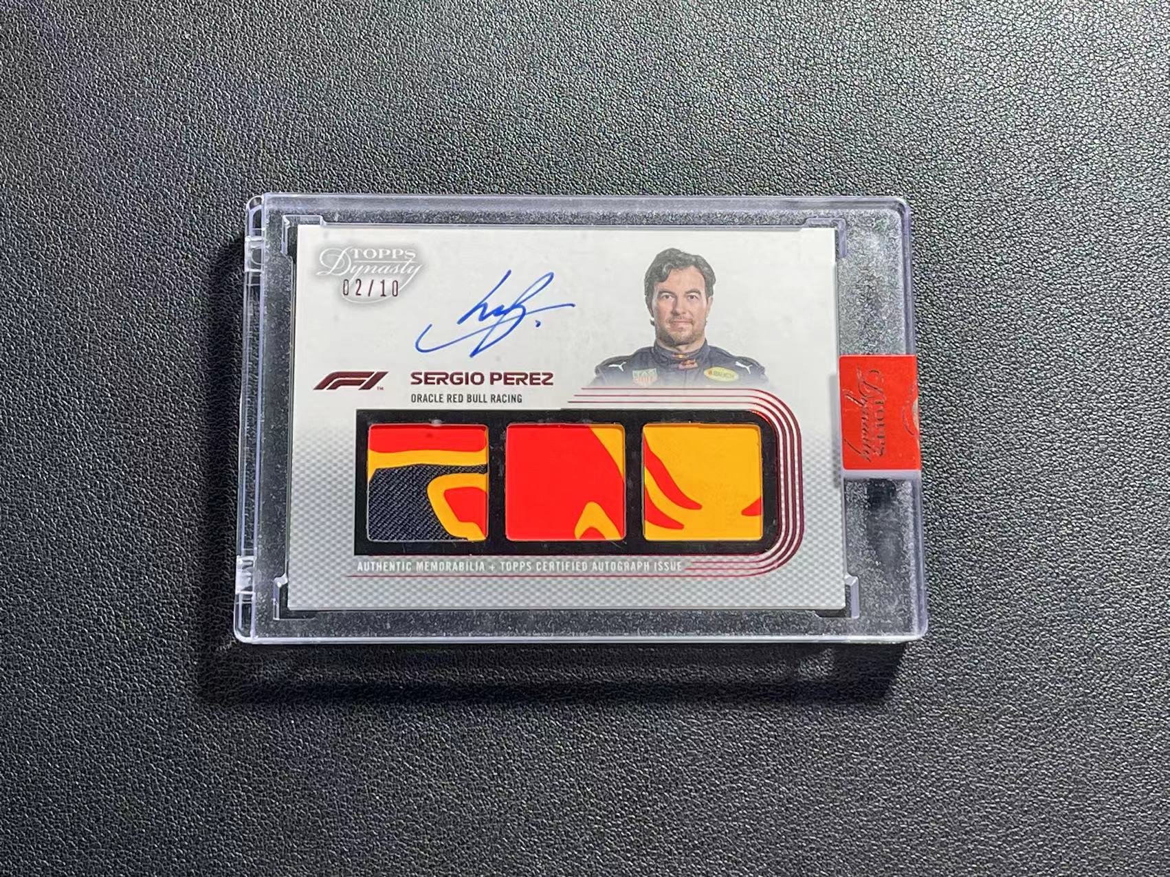 【超新星精品】2022 Topps Dynasty Sergio Perez F1 王朝 红牛 佩雷兹 佩雷斯 10编 三窗patch 签字 ...