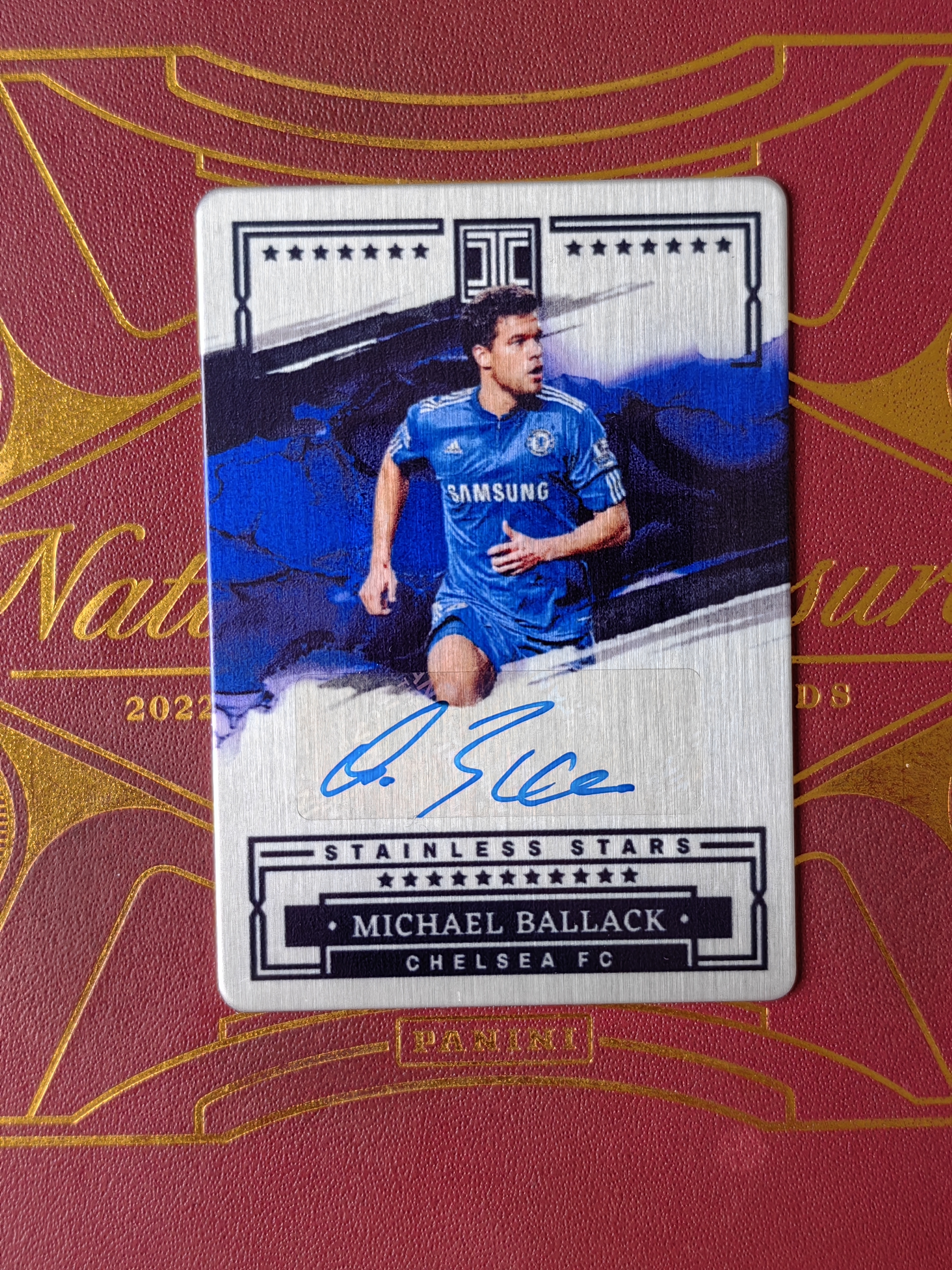 2022-23 Panini Impeccable Michael Ballack 卡卡星球拍卖 小真金 英超 切尔西 米夏埃尔 巴拉克 签字 ...