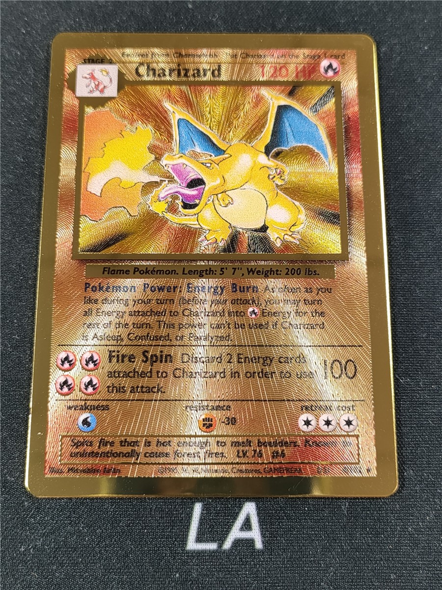 【LA拍卖】2021 Pokemon PTCG Sword & Shield 皮卡丘 宝可梦 英文 美版 喷火龙 金闪 闪卡 大画闪 铁板 25周年 值得收藏 GLON 卡淘