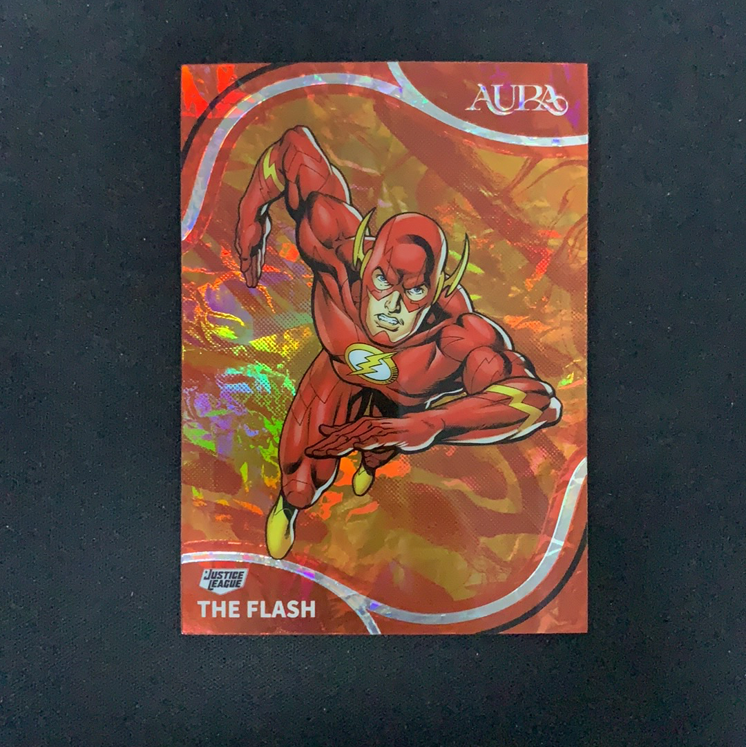 卡卡沃 AURA DC系列官方收藏卡 The flash 【SC拍卖】DC 闪电侠 79/159编 正义联盟双面卡 收藏必备（我科） 卡淘