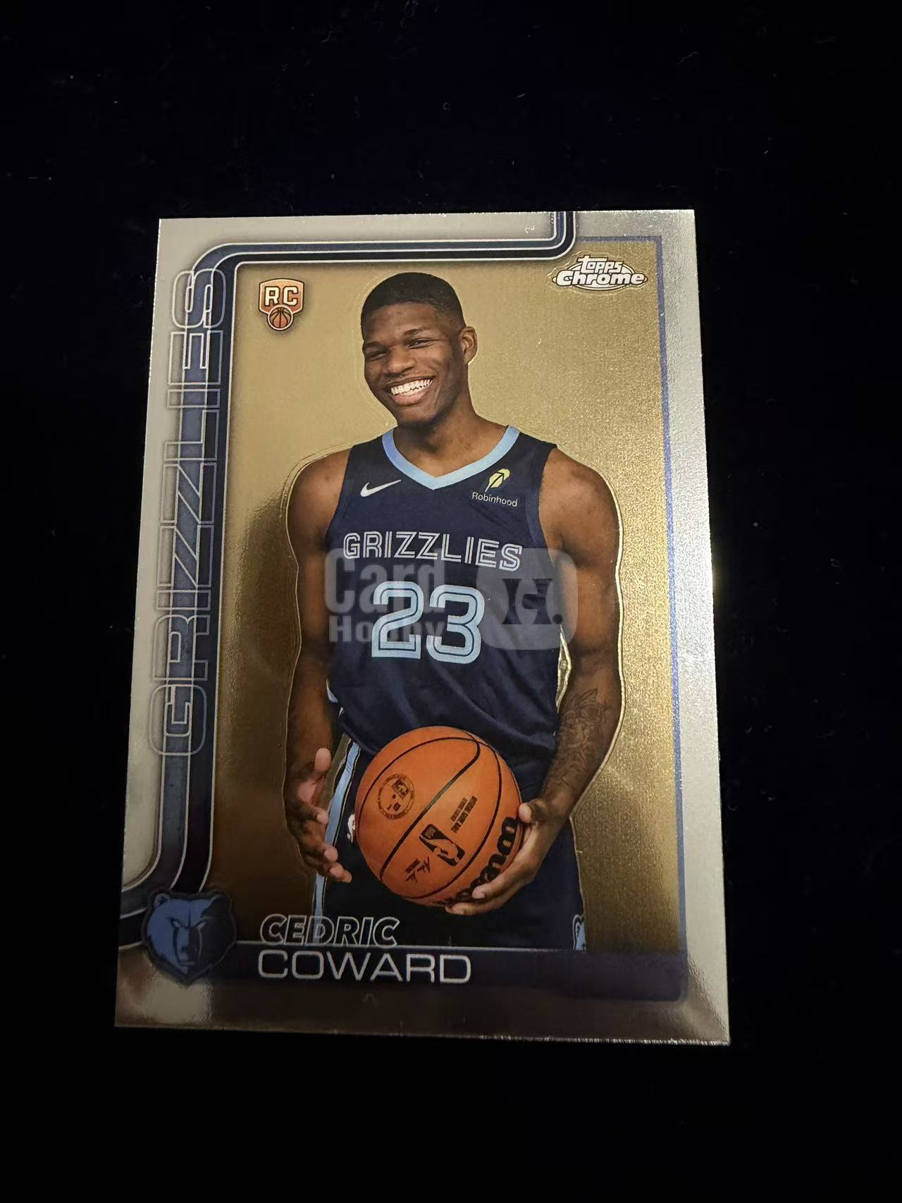 2025 Topps Chrome Cedric Coward RC 新秀RC 塞德里克 考沃德 灰熊 base 卡淘
