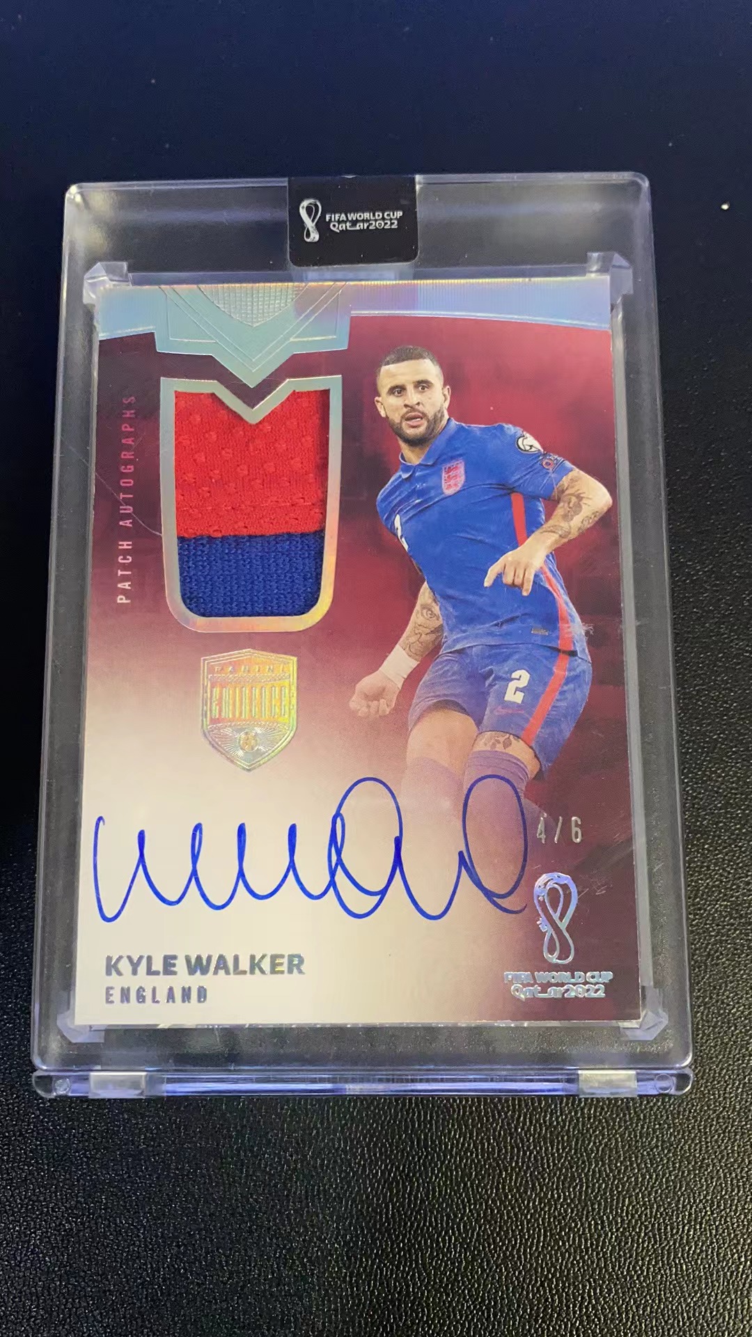 2022 Panini Eminence Kyle Walker 《TSS免费代卖》真金白银 大真金 世界杯 英格兰 曼城 凯尔 沃克 球衣 ...