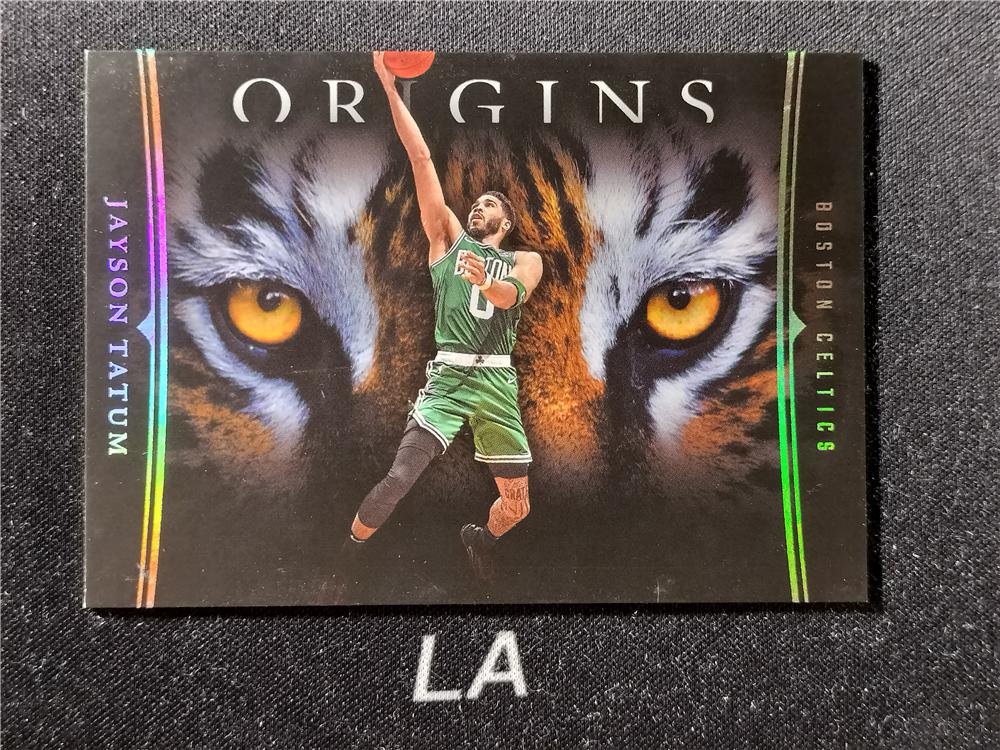 【LA拍卖】23-24 Panini Origins Jayson Tatum 起源 杰森 塔图姆 凯尔特人 獭兔 Tiger Eyes 大 ...