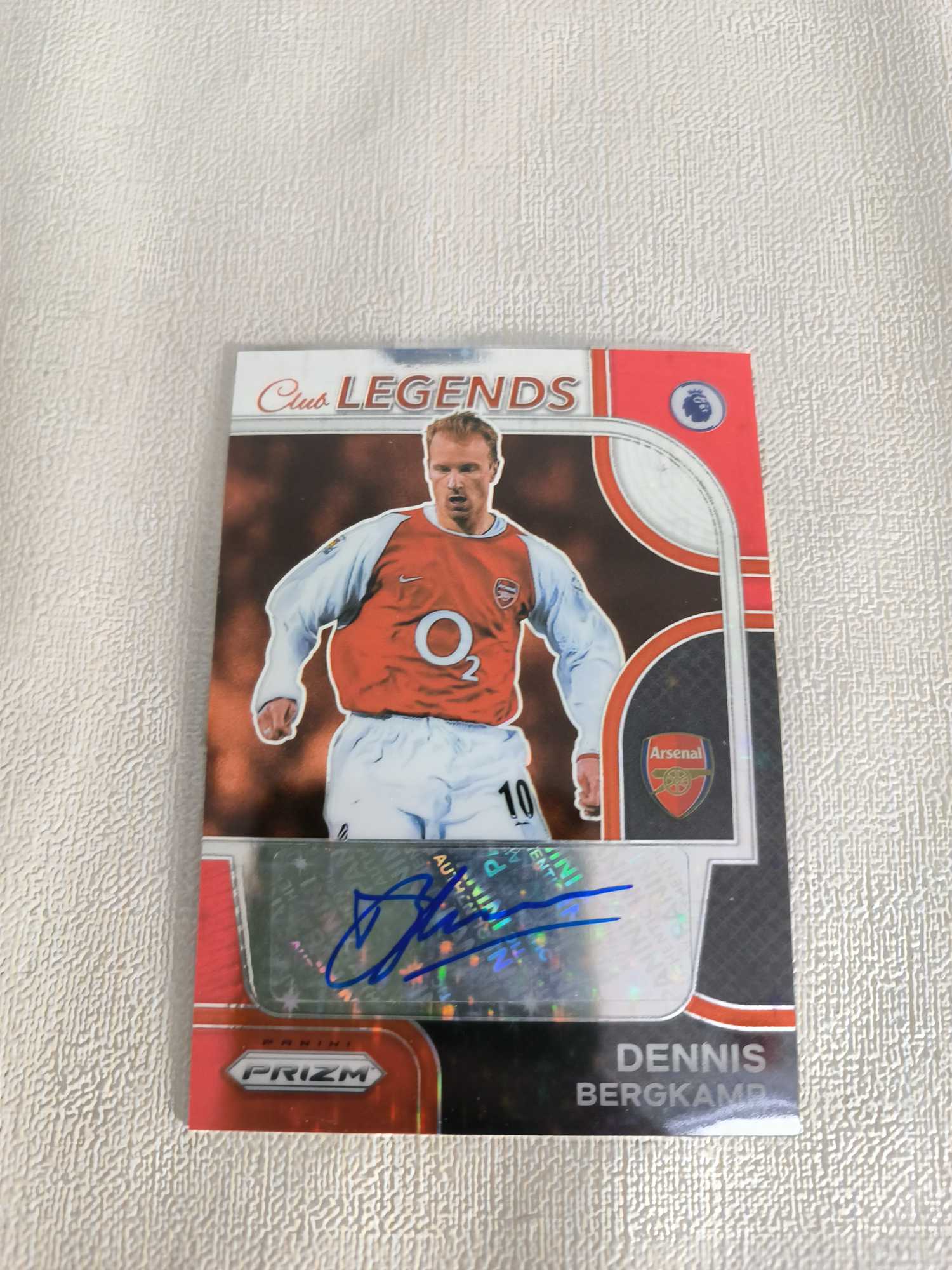 2022-23 Panini Prizm Dennis Bergkamp 【小灰机】Prizm 丹尼斯·博格坎普 Bergkamp 传奇签字 ...