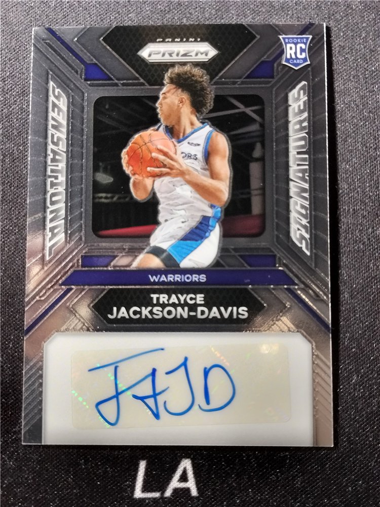 【LA拍卖】23-24 Panini Prizm Trayce Jackson-Davis 新秀RC 特雷斯 杰克逊 戴维斯 勇士队 ...