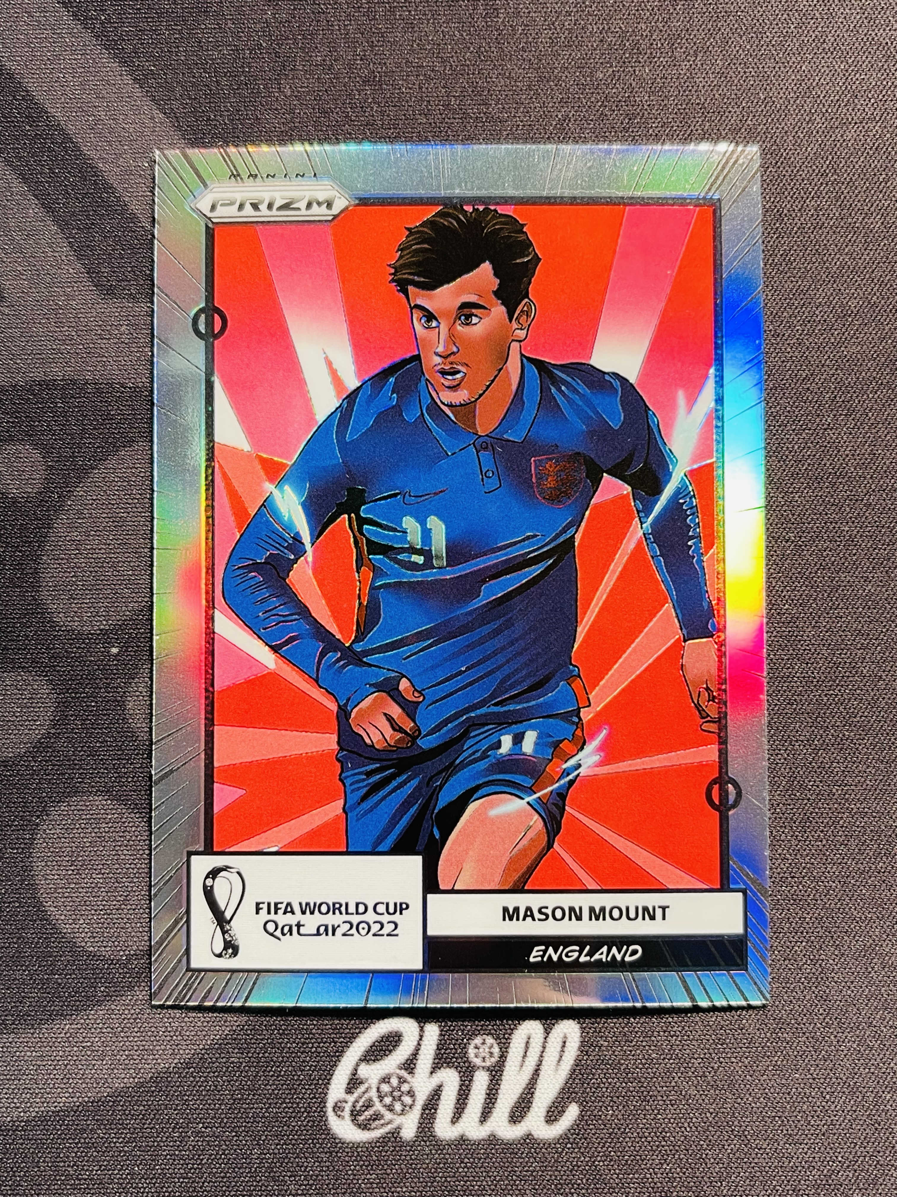 【CHILL官方代拍】麻小029 2022 PANINI PRIZM 世界杯 英格兰 切尔西 MASON MOUNT 梅森 芒特 MANGA ...