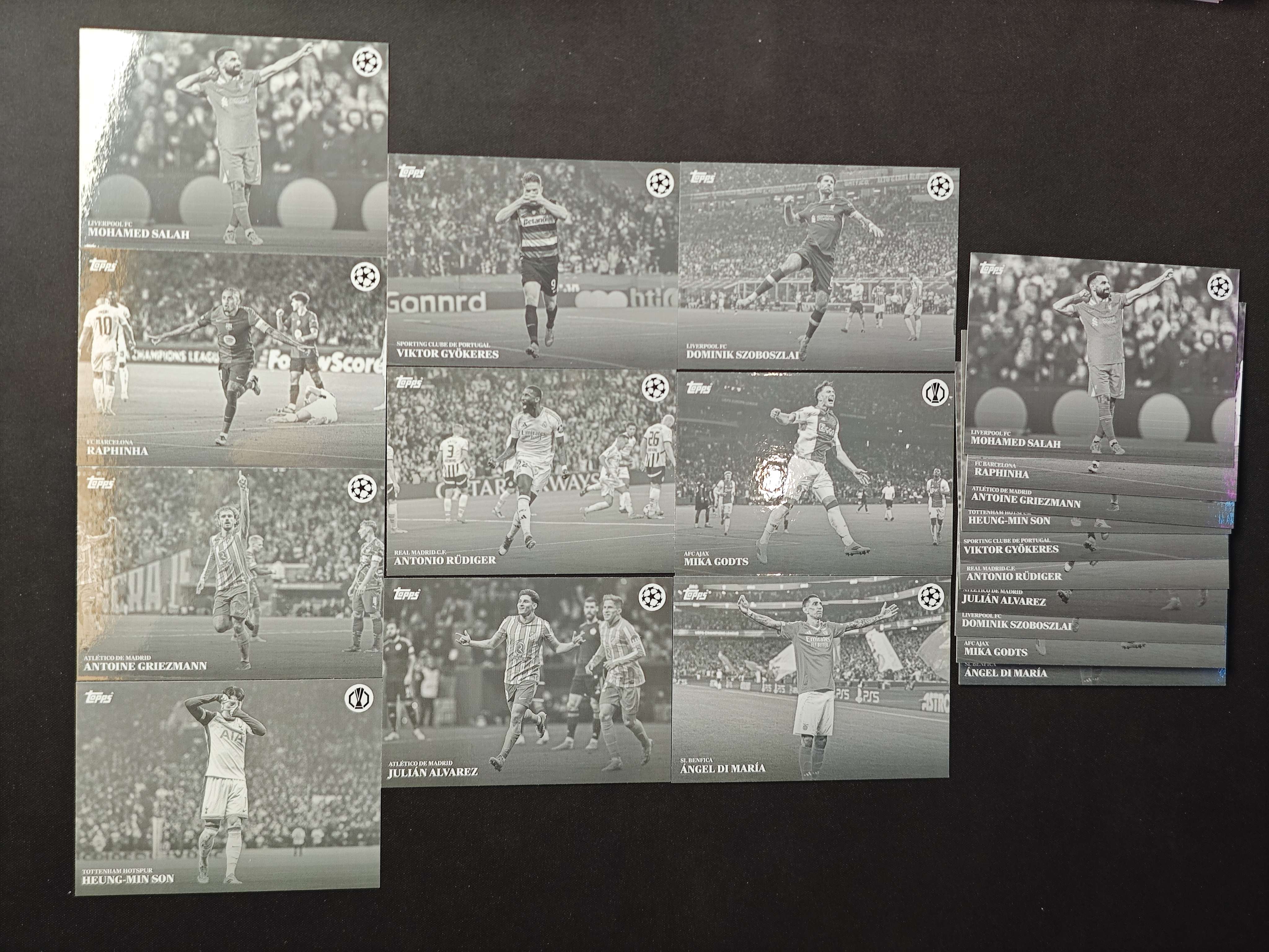 2024-25 Topps Simplicidad Mohamed Salah 极简 萨拉赫 拉菲尼亚 格列兹曼 哲凯赖什 索博斯洛伊等 ...