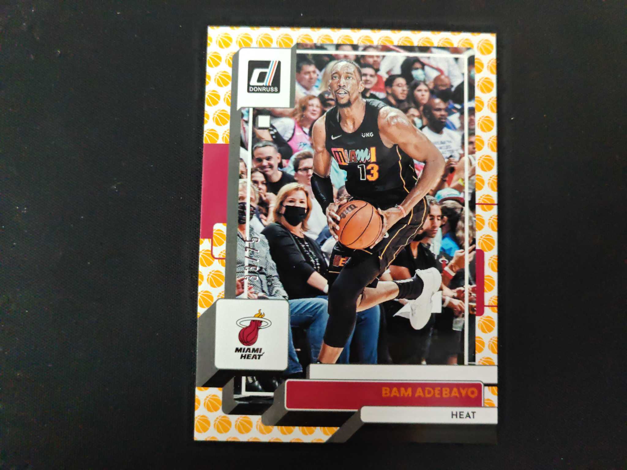 2022-23 Panini Donruss Bam Adebayo SC球星卡 杜蕾斯 热火 阿德巴约 球折 75编 卡品如图收藏必备（国王总冠军） 卡淘
