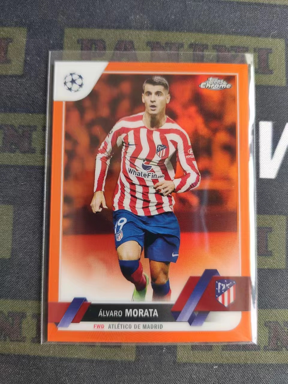 2022-23 Topps Chrome Alvaro Morata 22-23 Topps Chrome 欧战 25编 橙折 莫拉塔 马竞 马德里竞技 尤文图斯 切尔西 皇马 皇家马德里 卡淘