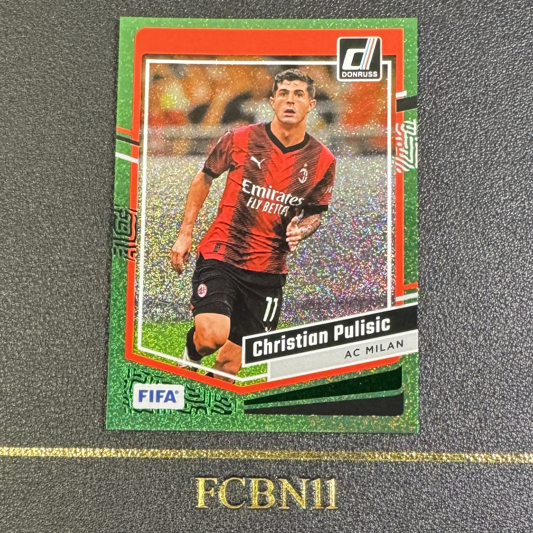 【FCB拍卖】2023-24 PANINI DONRUSS CHRISTIAN PULISIC 普利希奇 绿粉折 杜蕾斯 米兰 多特 美国 ...