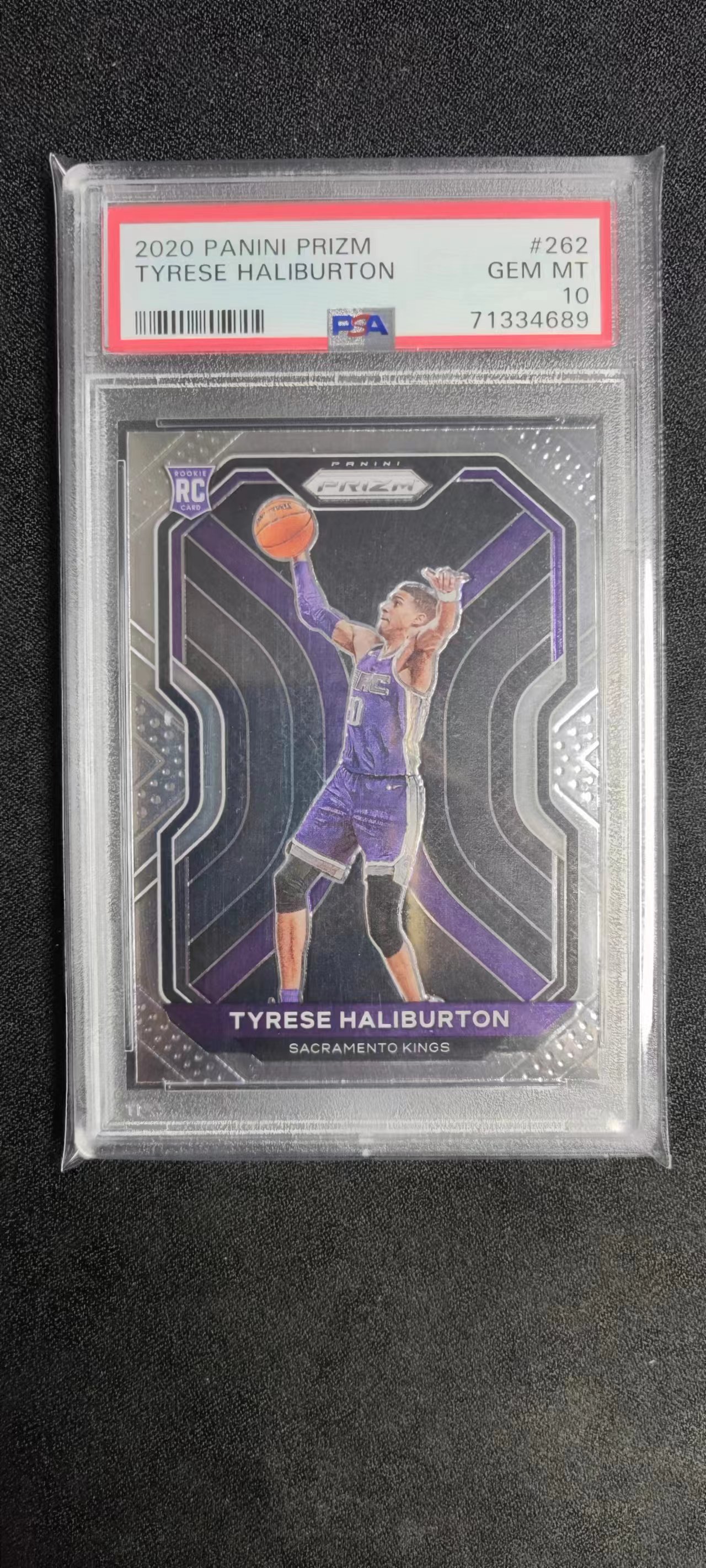 2020-21 Panini Prizm Tyrese Haliburton 国王 哈利伯顿 哈里伯顿 新秀RC base PSA10分 满分 ...