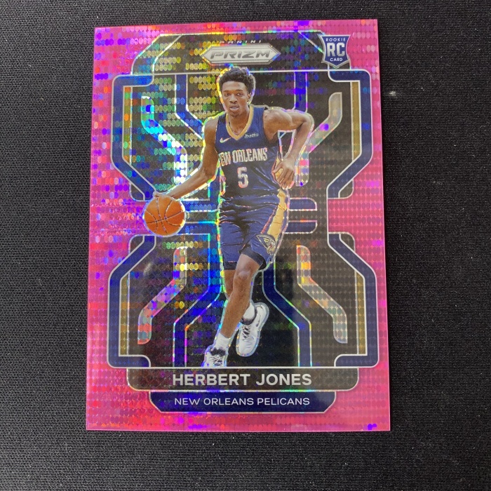 2021-22 Panini Prizm Herbert Jones RC 【星集卡-270609】pz 鹈鹕 赫伯特 琼斯 新秀 粉脉冲折 ...