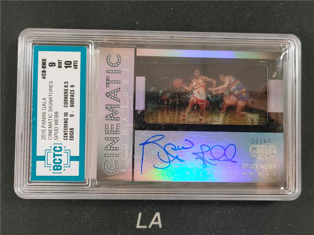 【LA拍卖】15-16 Panini Gala Spud Webb 斯伯特 韦伯 土豆韦伯 老鹰队 86年NBA扣篮大赛冠军 ...