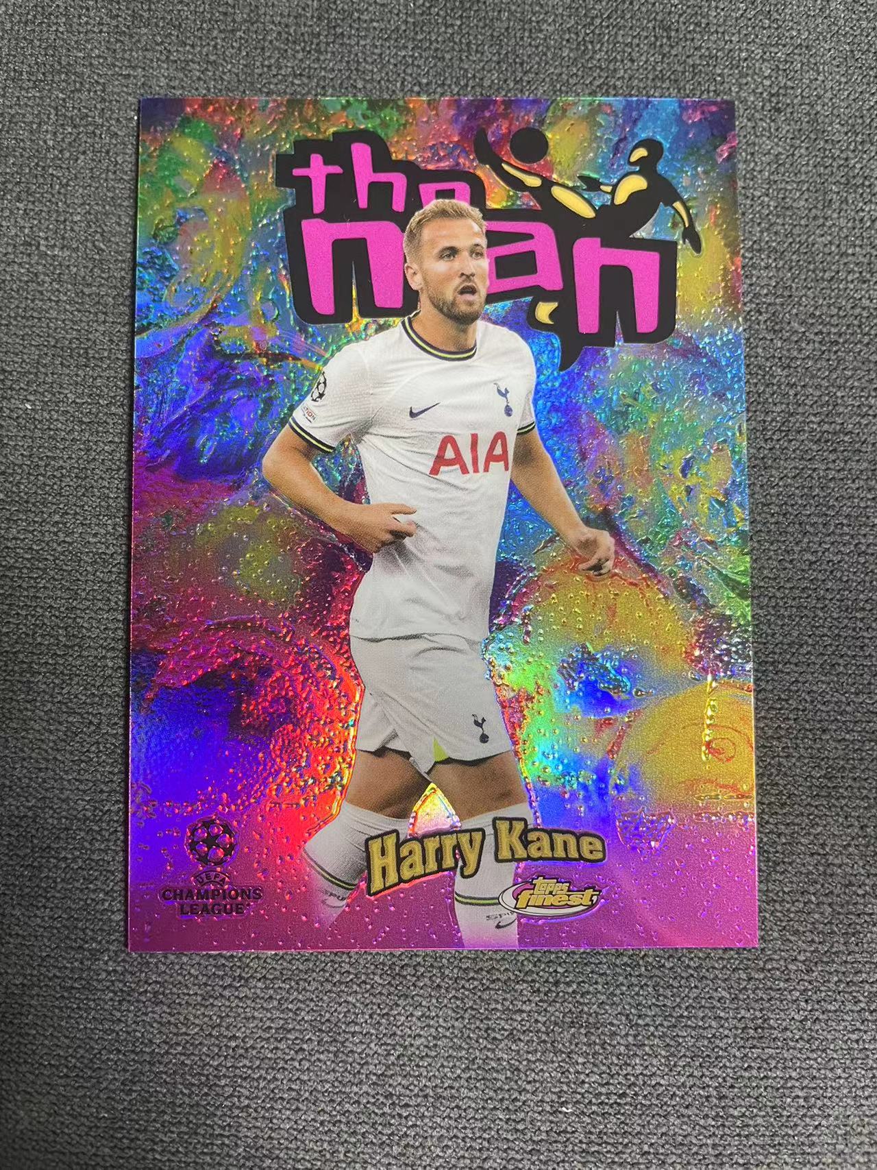 2022-23 Topps Finest Harry Kane 欧冠 欧战 托特纳姆热刺 哈里凯恩 孙兴民队友 英格兰主力中锋 the man ...