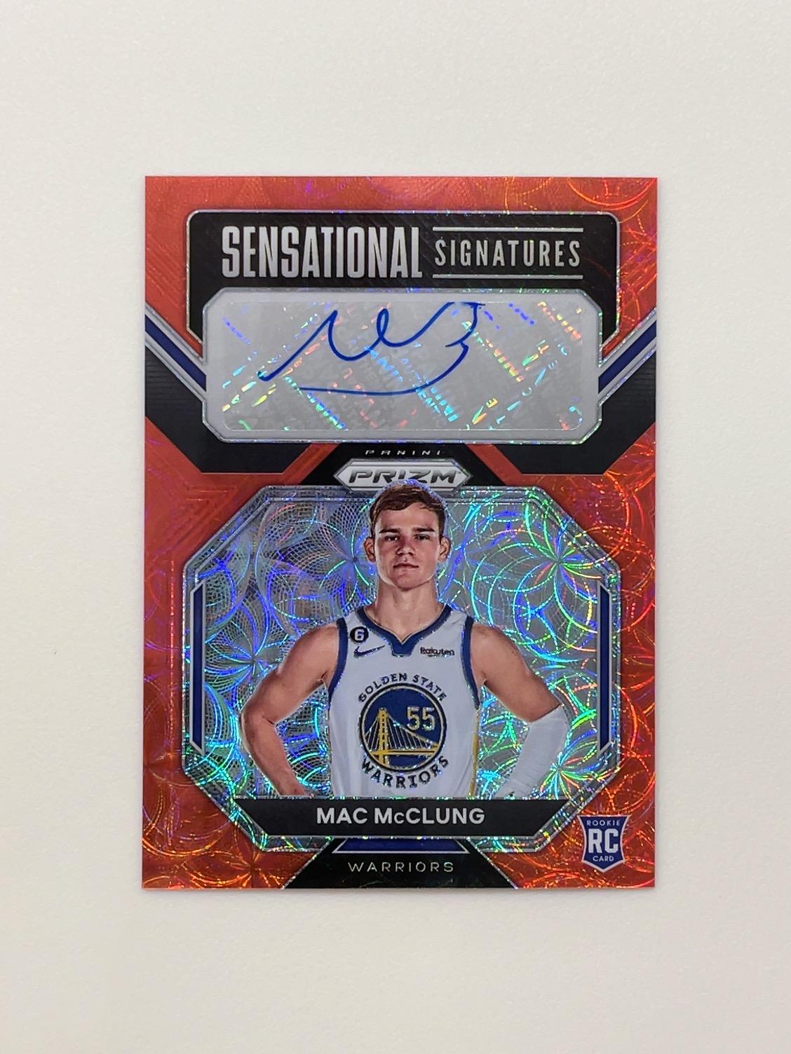 2022-23 Panini Prizm Mac McClung RC 【扯蛋代卖】马克麦克朗 新秀 SS签 sensational签字 红 ...