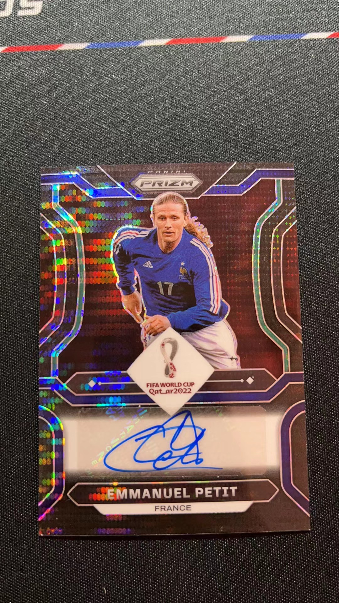 2022 Panini Prizm Petit 【YF代拍】世界杯 PZ 法国 佩蒂特 签字 one of one 卡品如图 疯癫 f001 卡淘