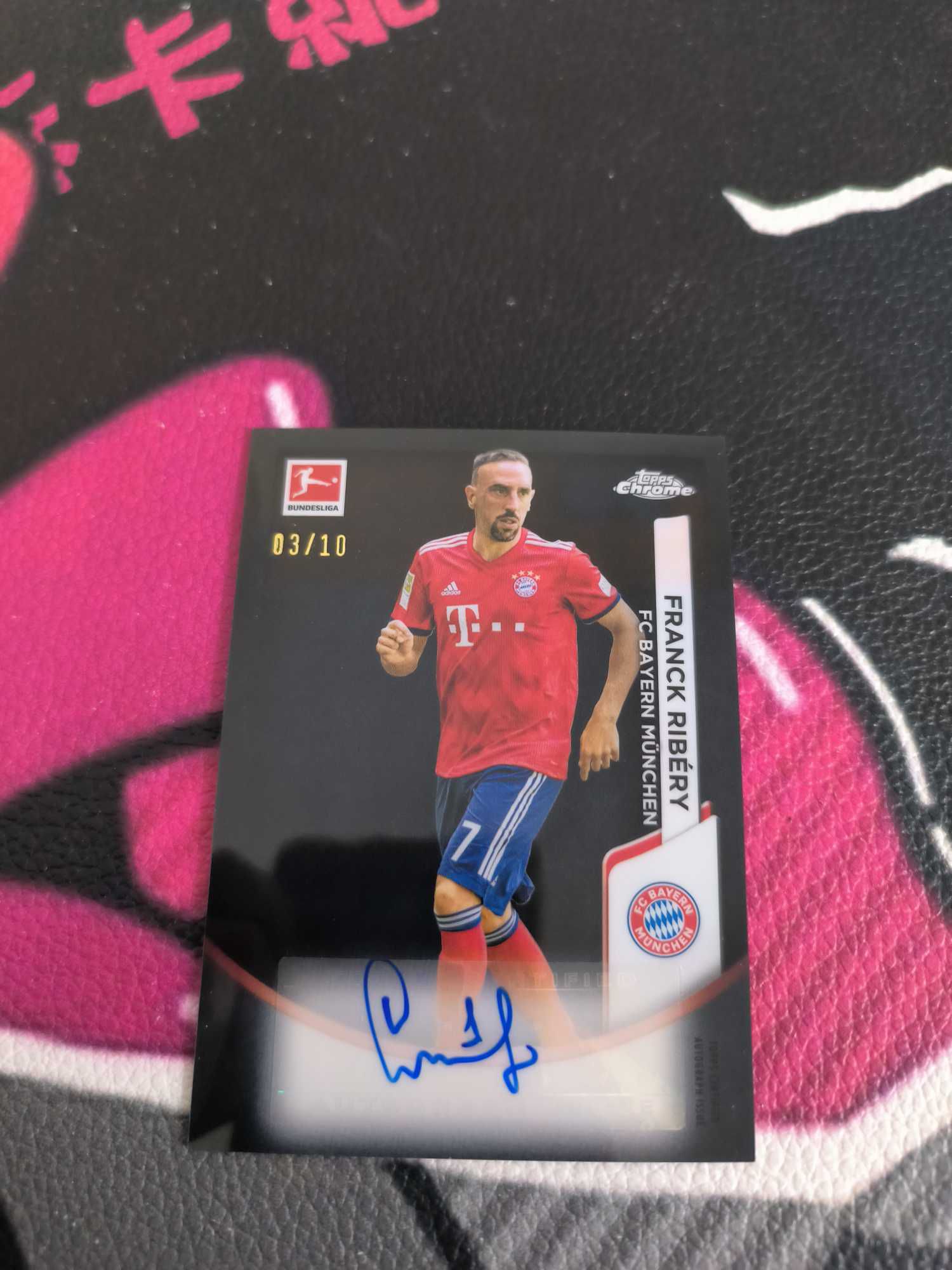 2024 Topps chrome franck ribery 【小灰机】德甲TC Franck Ribery 里贝里 拜仁 法国 签字 03 ...