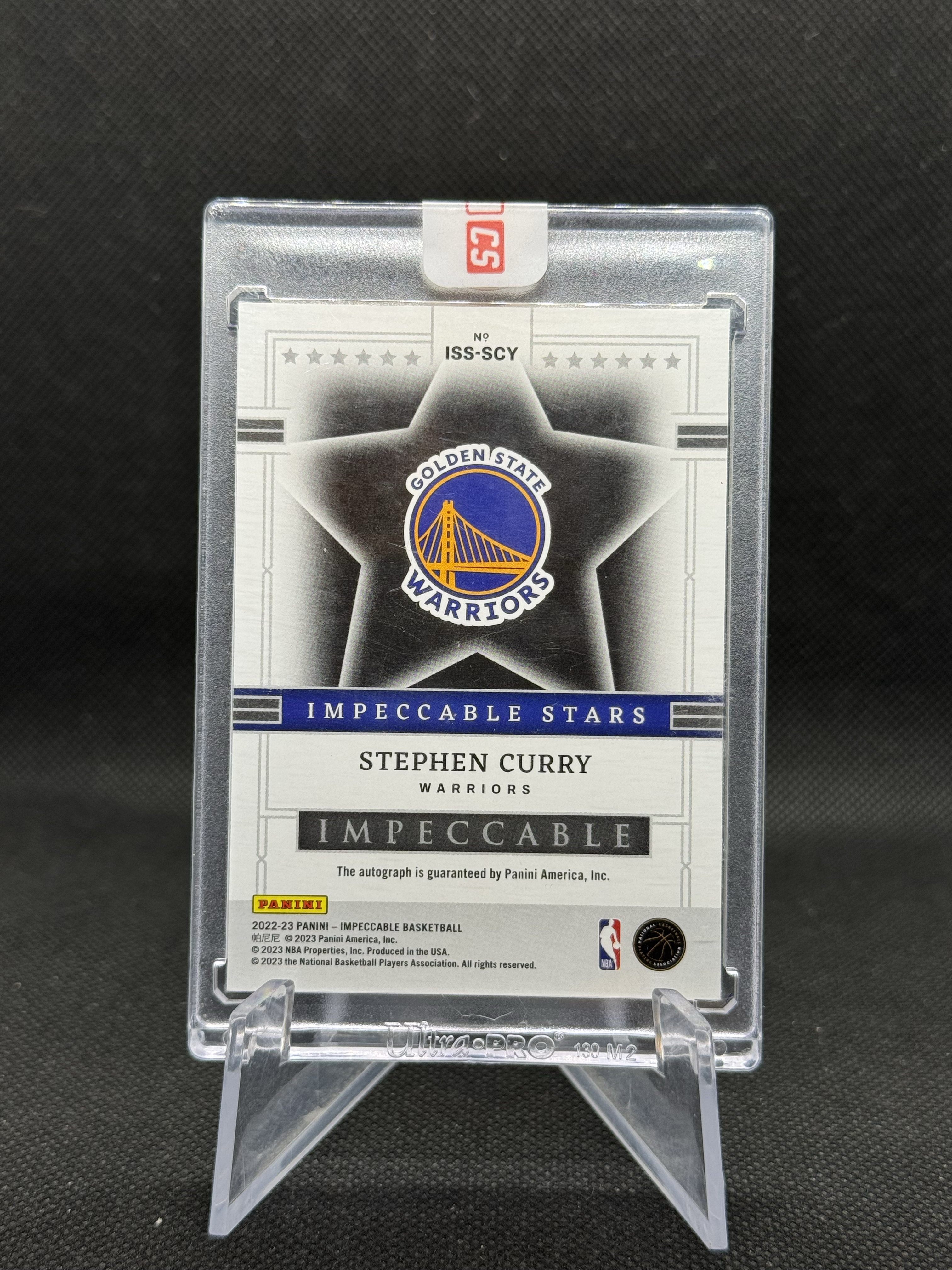 2022-23 Panini Impeccable Stephen Curry 囧哥/小真金勇士老大 斯蒂芬库里联盟超巨 1/5编首编金平行 ...