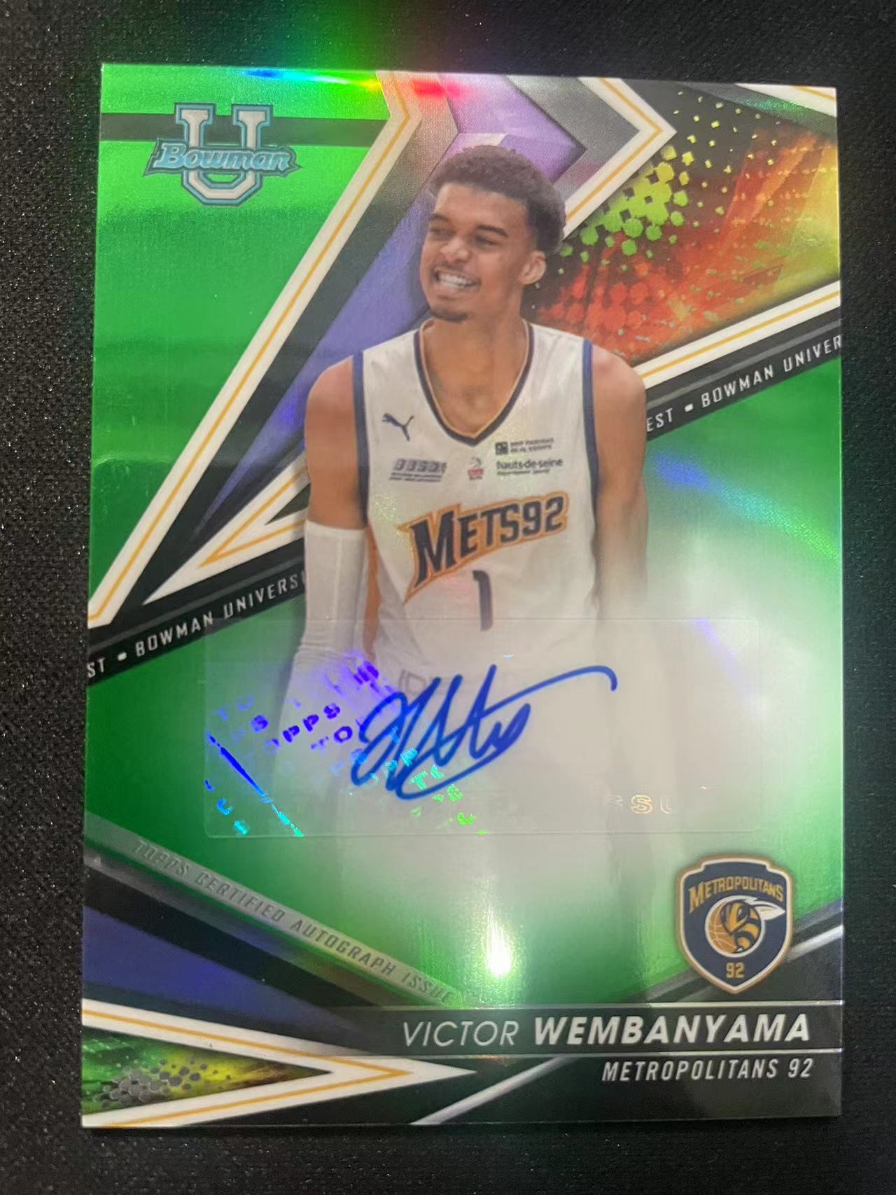 2023 Topps Bowman's Best Victor Wembanyama RC 马刺新星 未来NBA门面和超巨 维克托 文班亚马 ...