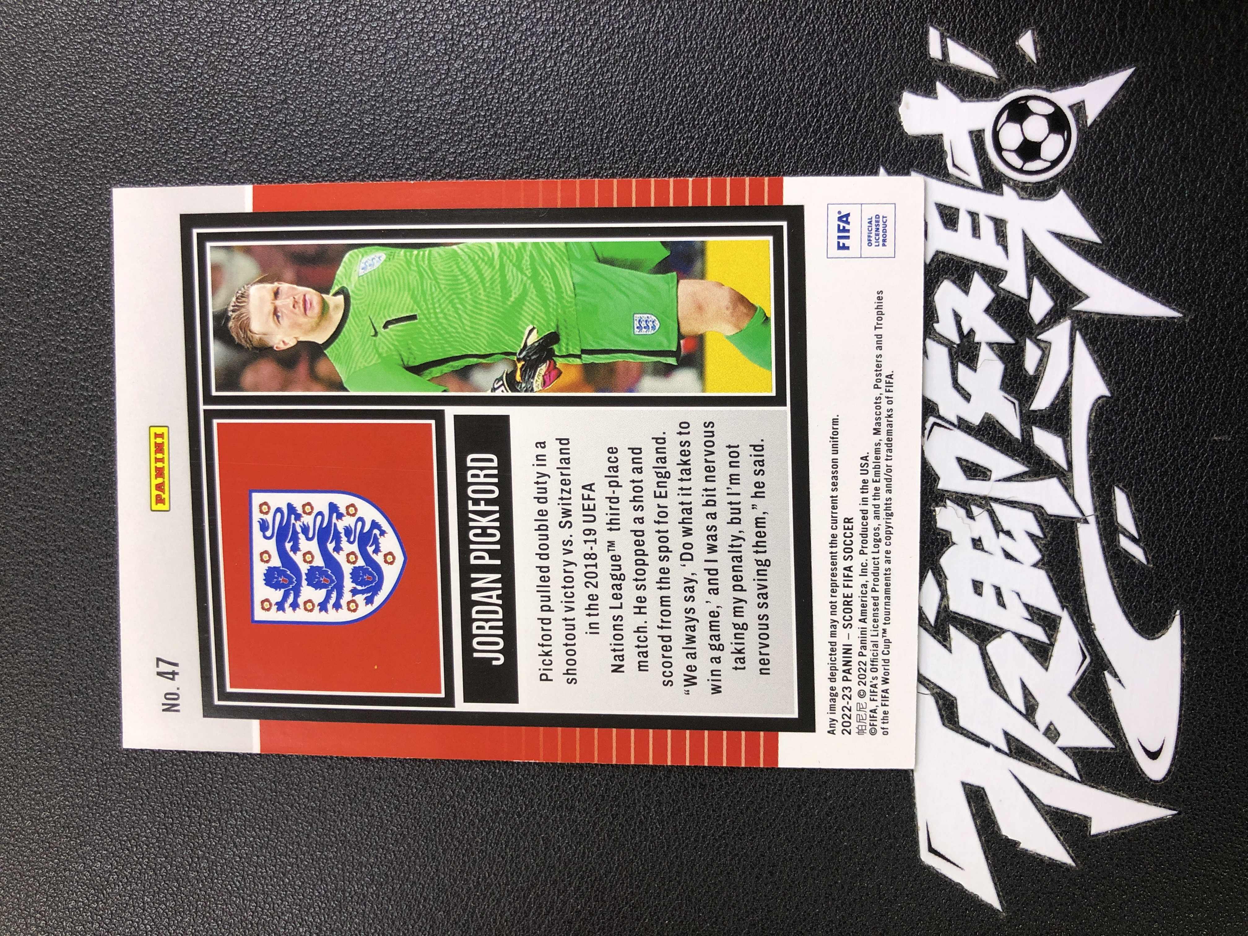 【拔脚周日精品展接代卖】拔脚斜射U1 2022-23 Panini Score FIFA 1/1编 ofo 黑镭射折 Jordan ...