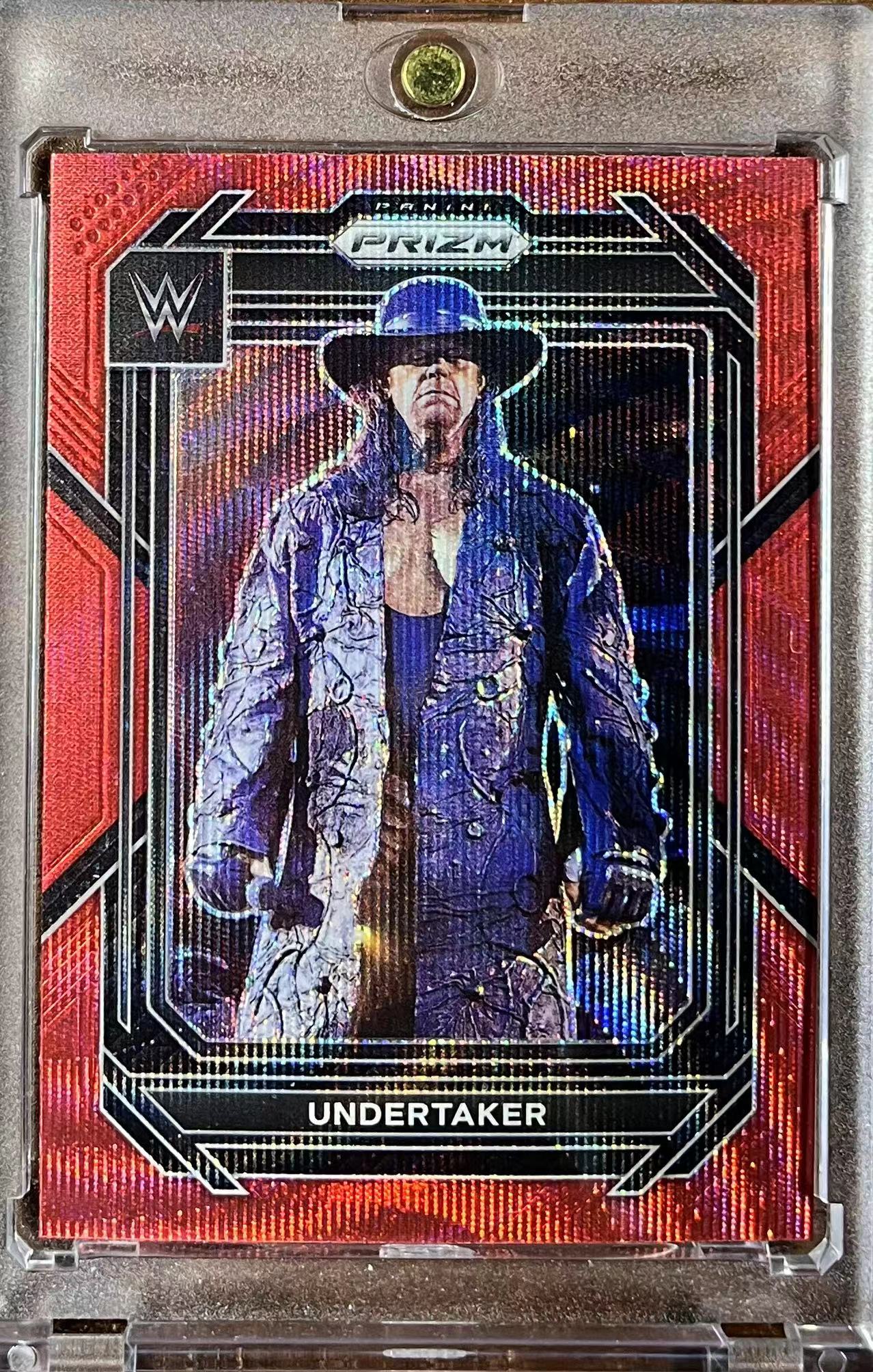 2023 Panini Prizm WWE Undertaker WWE 送葬者 UnderTaker UT 红波纹 第一张 卡淘