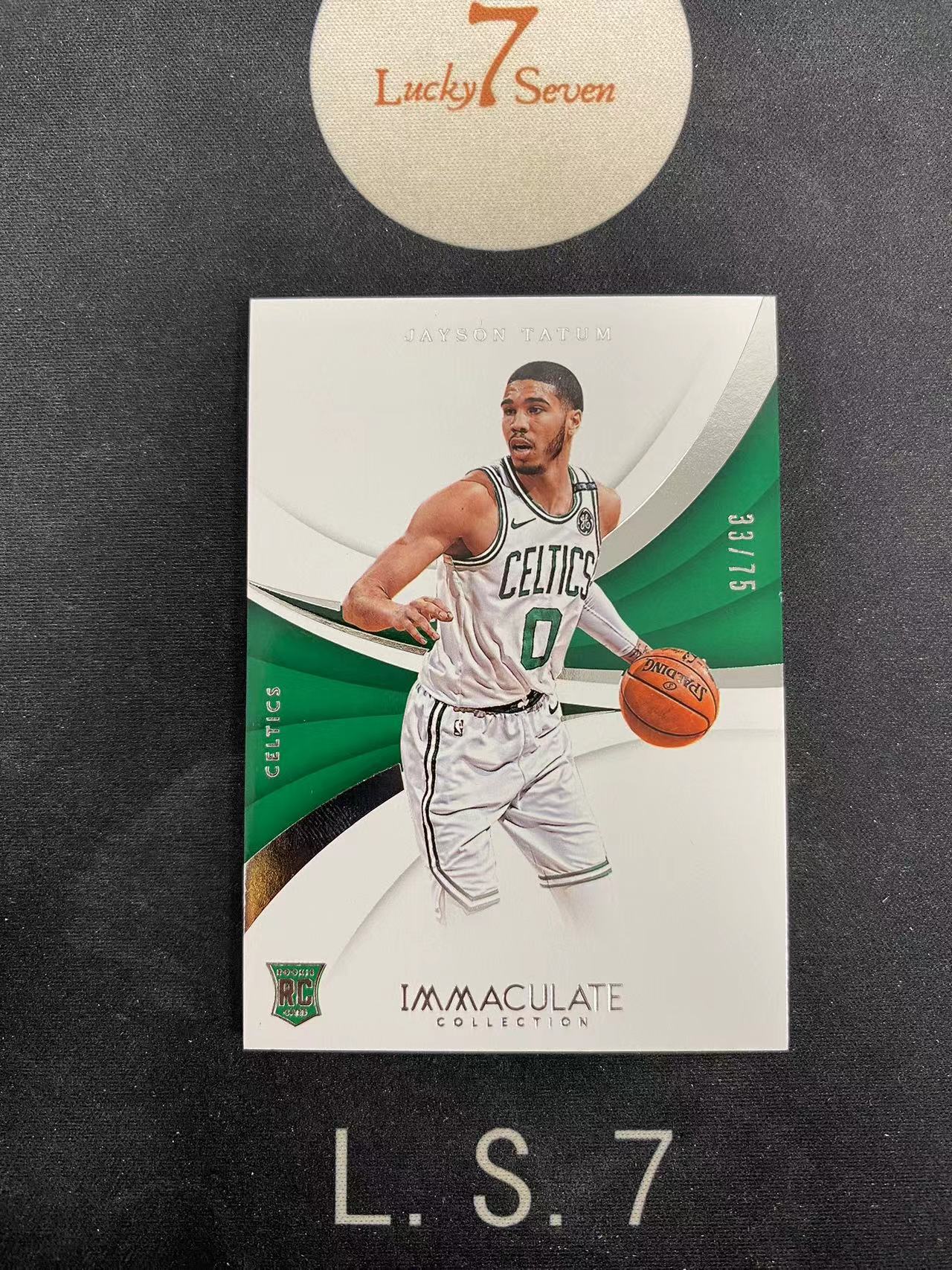 2017-18 Panini Immaculate Jayson Tatum RC LS7拍卖 IMM 凯尔特人 新秀 杰森 塔图姆 新秀年 33/75 BASE LTG 卡淘