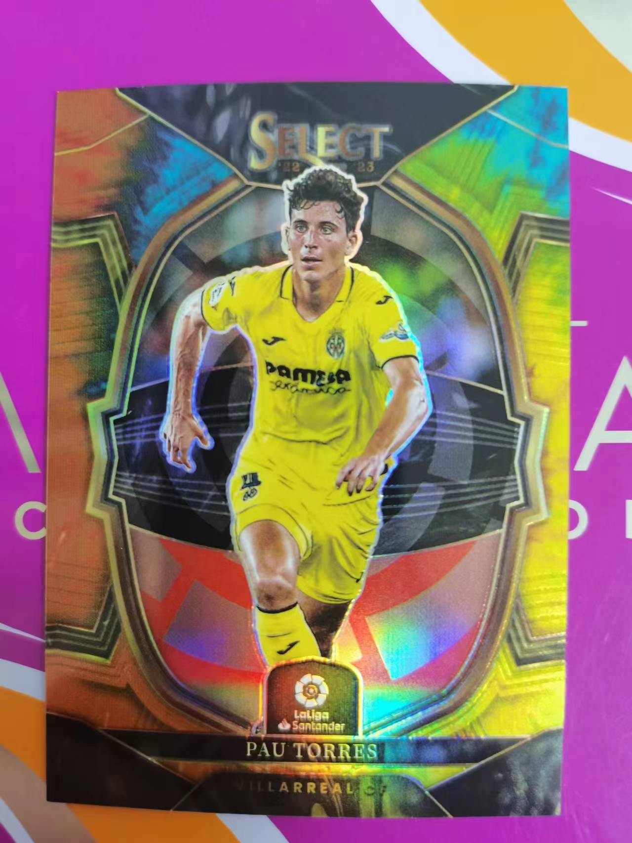 2022-23 Panini Select Pau Torres 西甲 比利亚雷尔 西班牙 保 托雷斯 扎染 16/35 卡淘