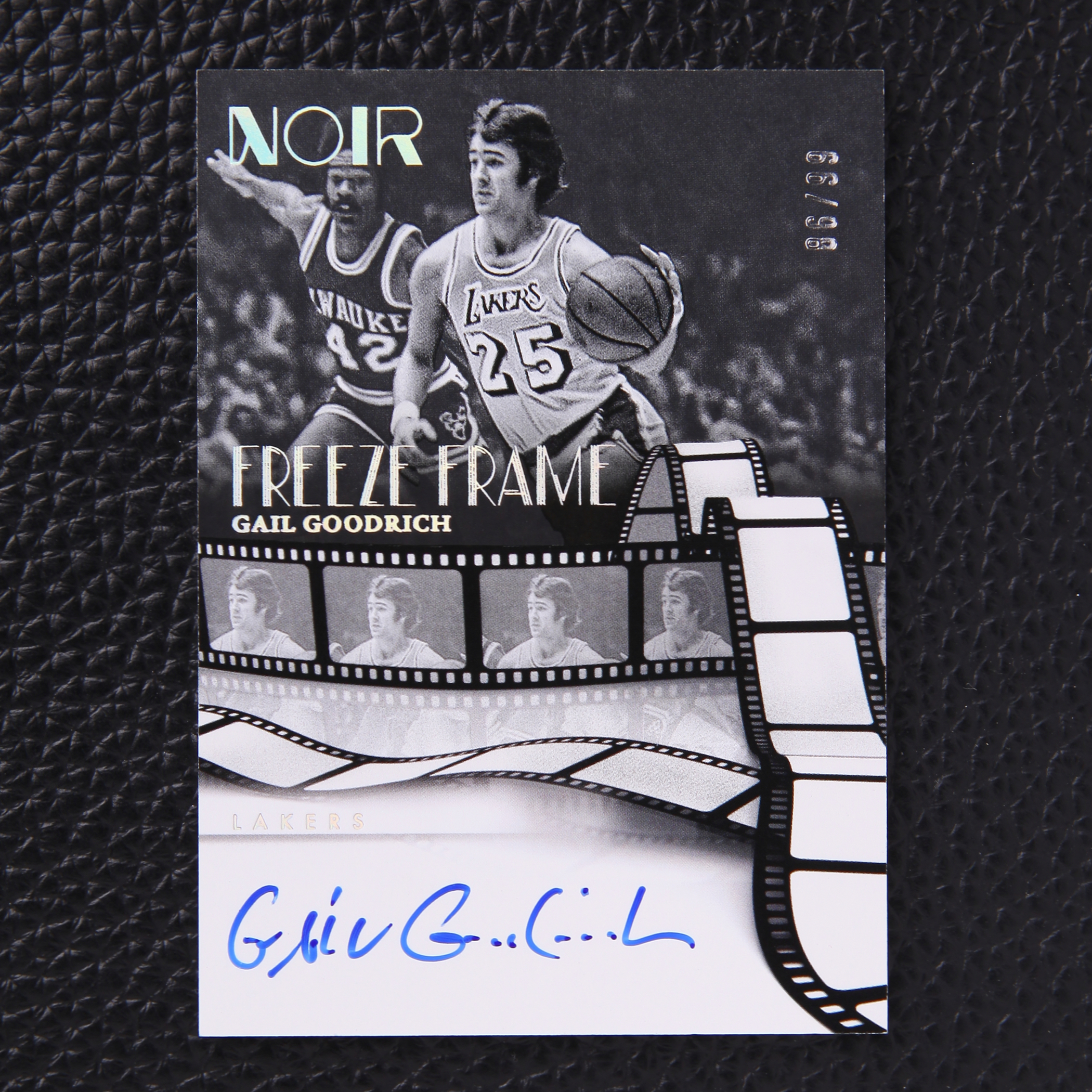 【宁波芳姐】 2024-25 Panini Noir Freeze Gail Goodrich Auto /99编 盖尔 古德里奇 签字 定格 ...
