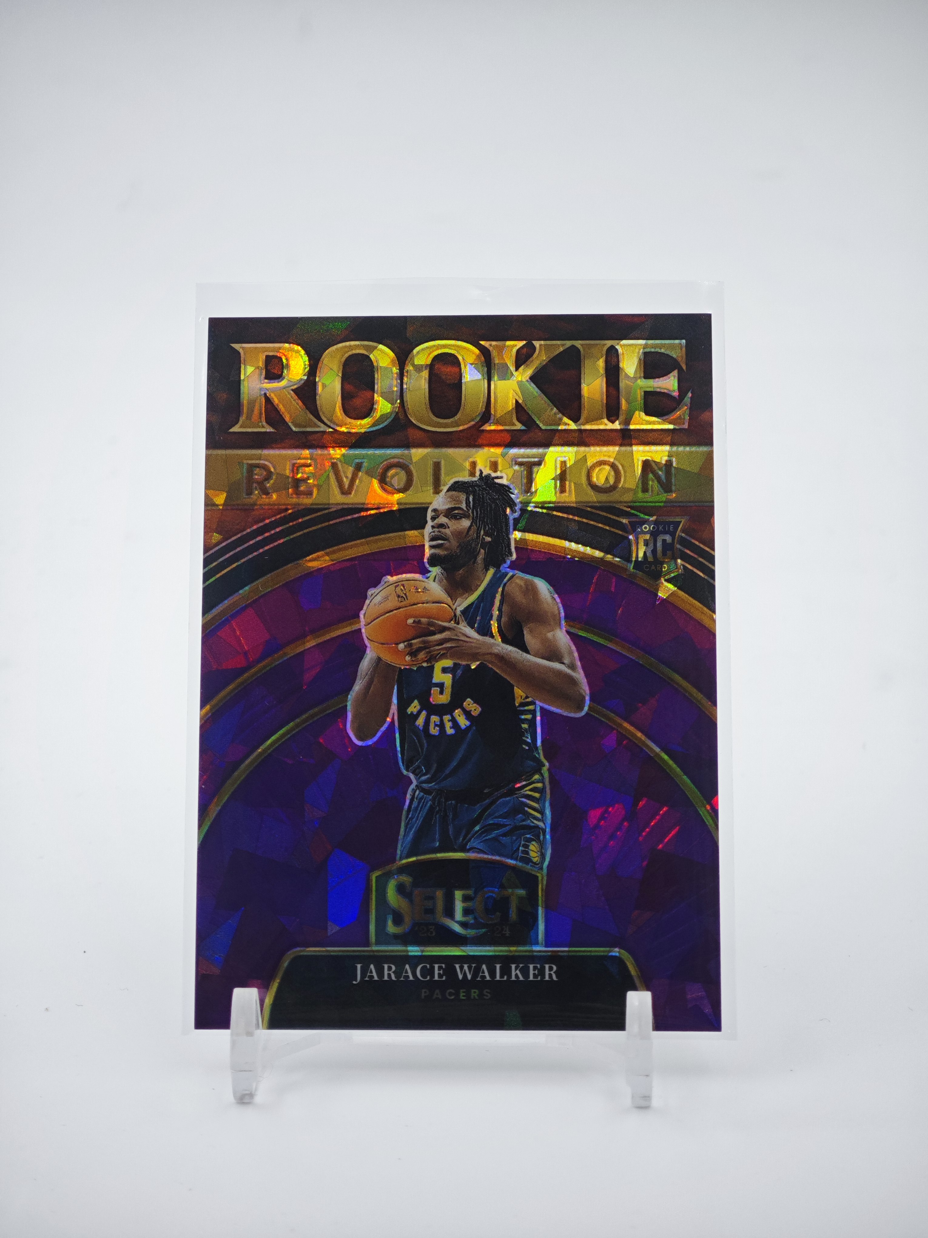 2023-24 Panini select Jarace Walker 【鲸鱼拍卖】 贾雷斯 沃克 新秀 折射 紫碎冰折 革命特卡 75编 ...