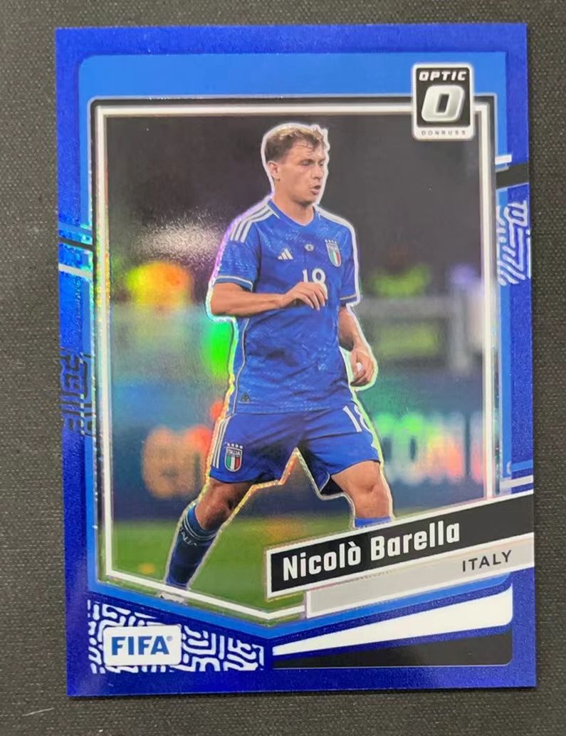 【长安代卖】2023-24 Panini Donruss Optic FIFA Nicolo Barella 杜蕾斯OP 意大利 尼科洛巴雷拉 ...