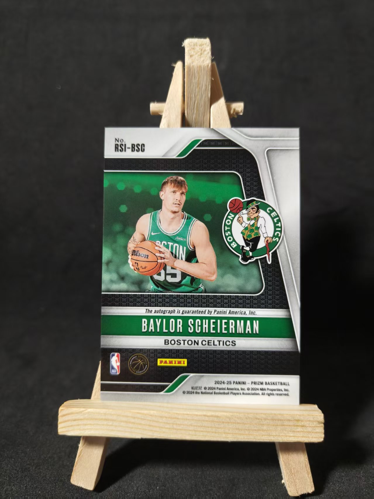 2024-25 Panini Prizm Baylor Scheierman PZ 新秀RC 贝勒 沙伊尔曼 凯尔特人 签字 贴签 卡品如图 ...