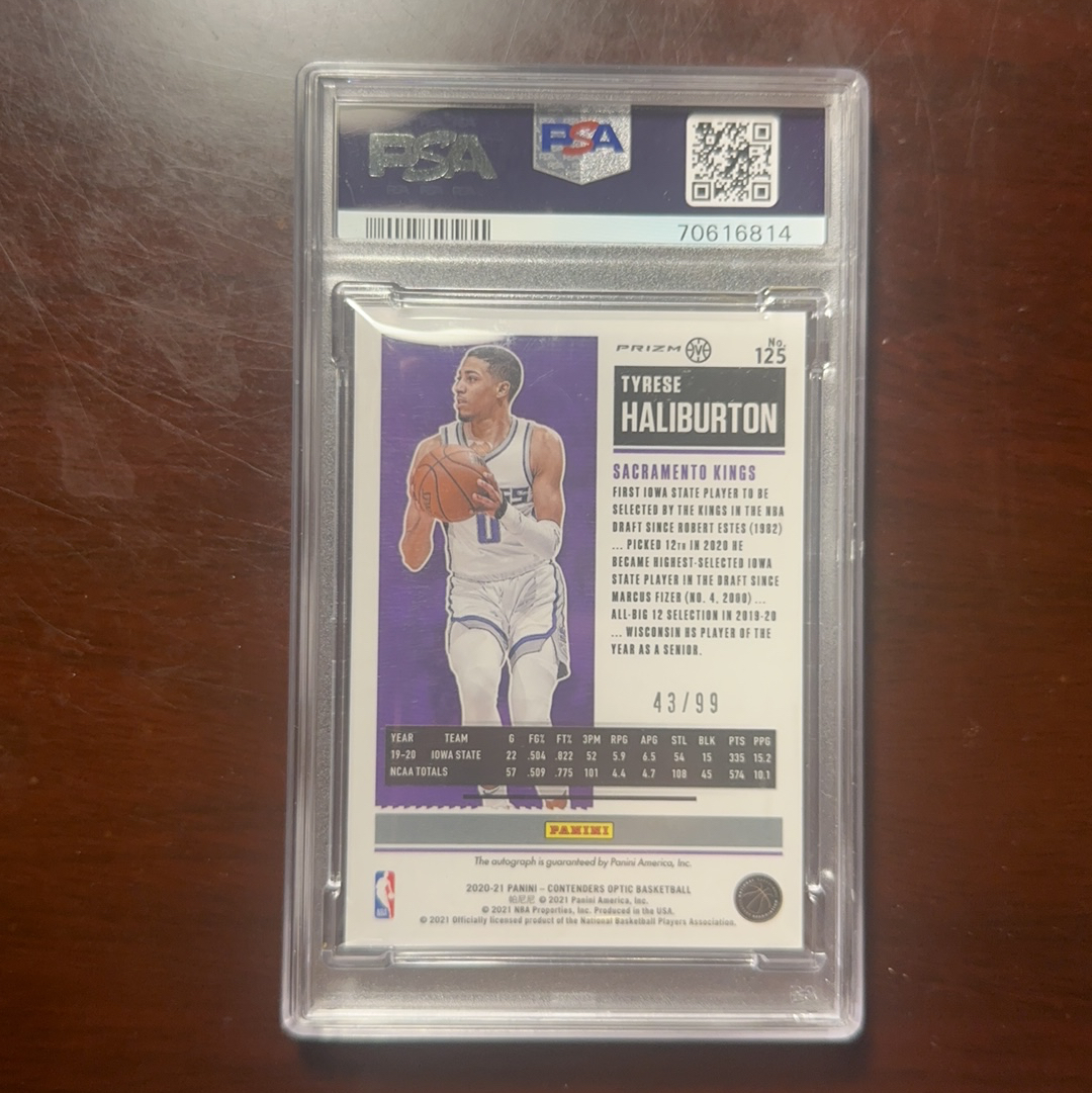 2020-21 Panini Contenders Optic Tyrese Haliburton RC 球票op 哈利伯顿 哈里伯顿 新秀 ...