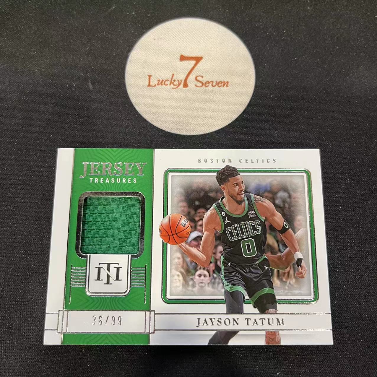 2022-23 Panini National Treasures Jayson Tatum LS7拍卖 国宝 凯尔特人 塔图姆 落场衣料 36/99编 值得收藏 卡品如图【ZN】Q 卡淘