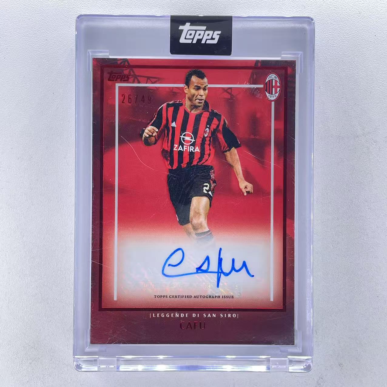 N 2024-25 Topps 125 Years Anniversary Cafu 卡福 巴西 罗马 AC米兰 125周年高端队盒 49编 ...