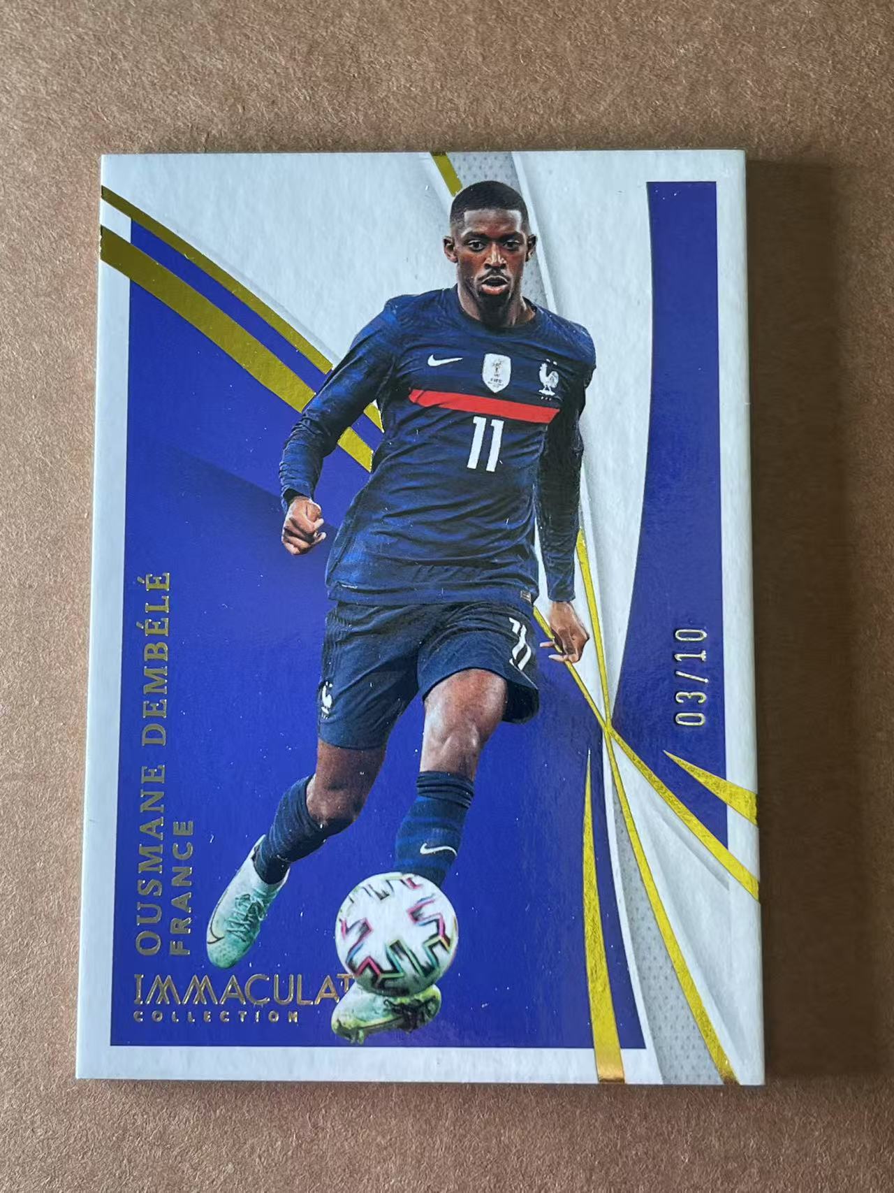 2021 Panini Immaculate Ousmane Dembélé 【兰生卡藏】爱咪咪 法国 大巴黎 PSG 奥斯曼 登贝莱 冲击 ...