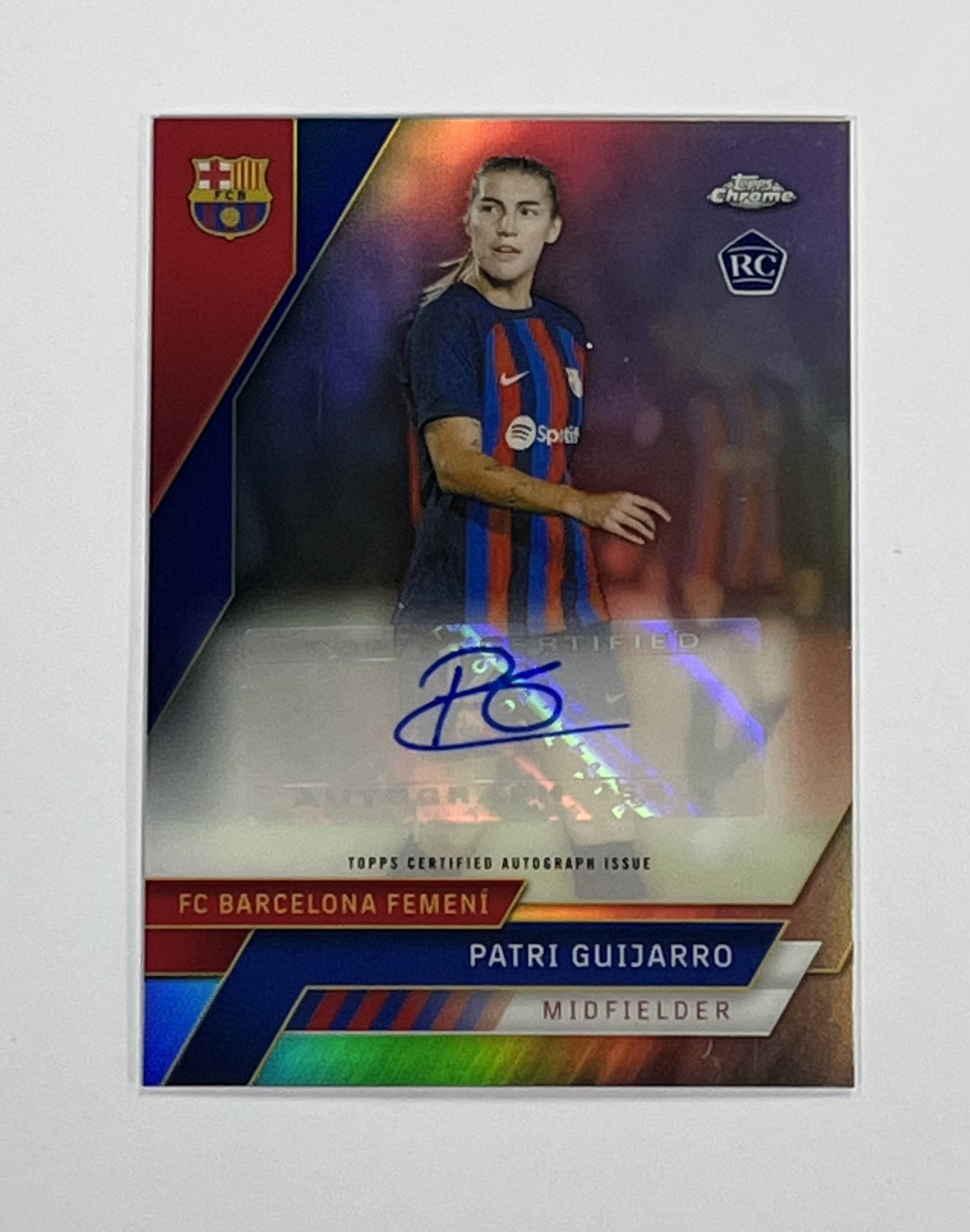 2023 Topps Chrome PATRI GUIJARRO RC 巴萨队盒 巴塞罗那 帕特里 吉哈罗 新秀 银折 签字 卡淘