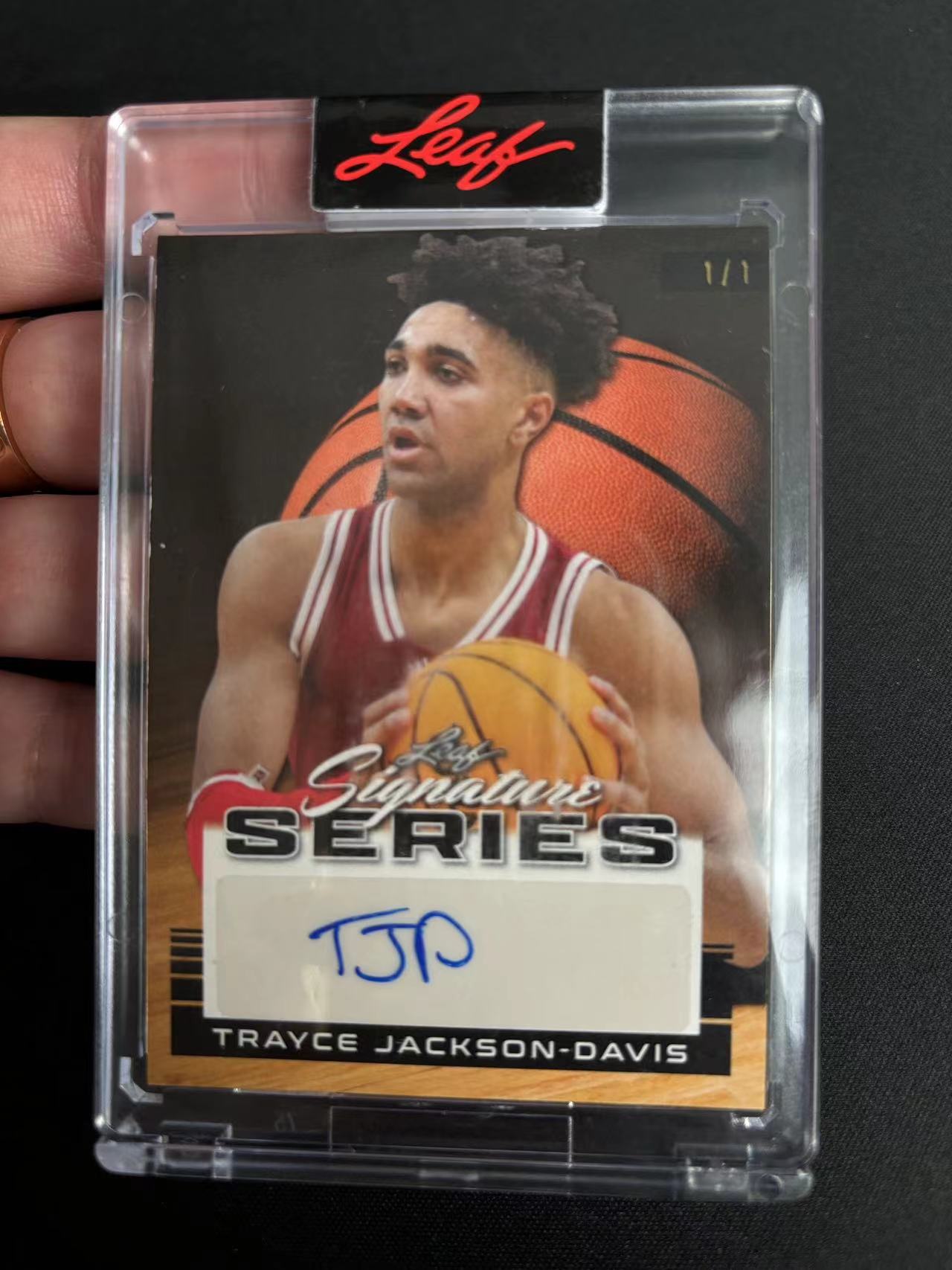 2023-24 Leaf Signature Trayce Jackson Davis 篮球 特雷斯 杰克逊 戴维斯 TJD 1/1编1of1 ...