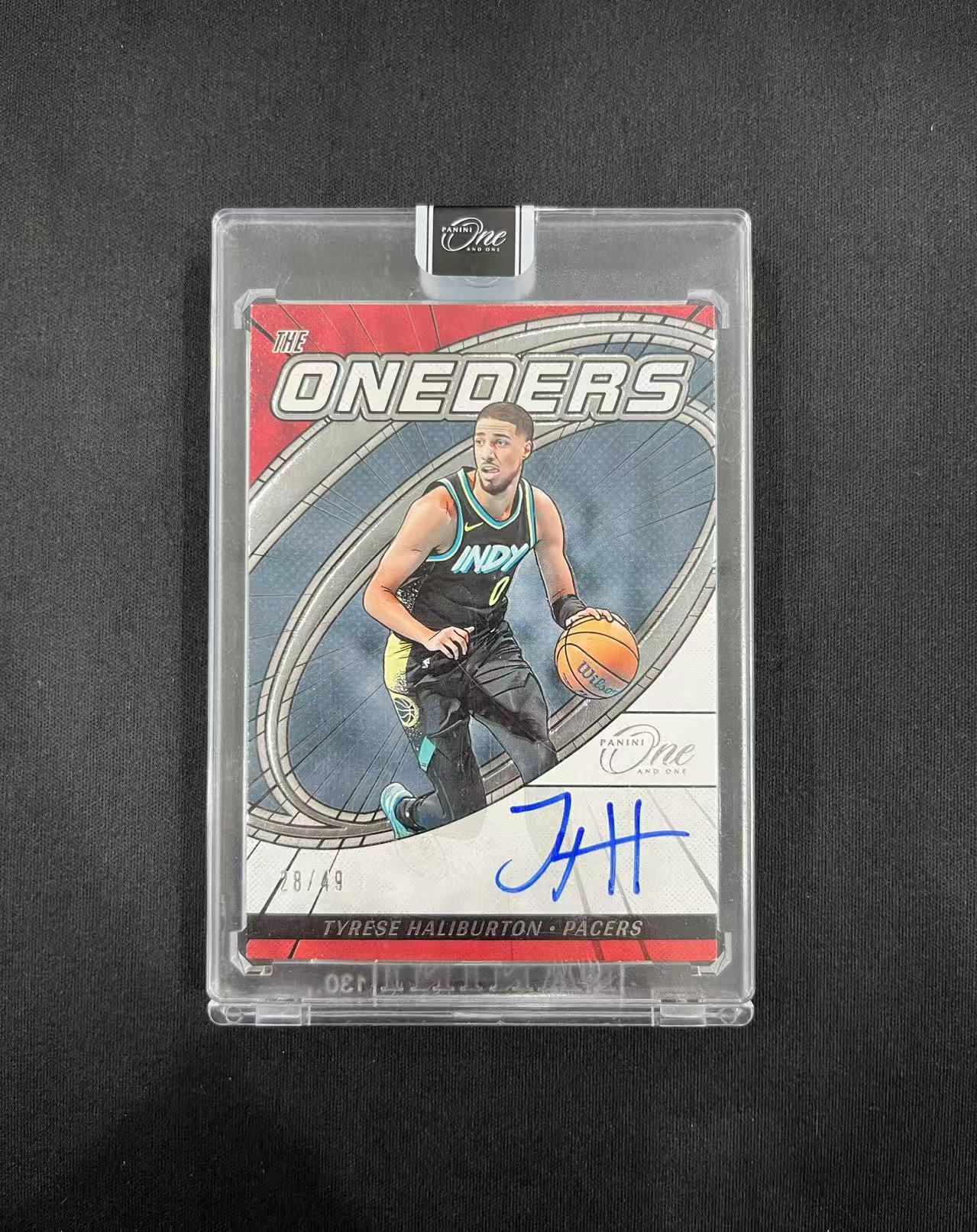 【长安代卖 截标预付80%】2023-24 Panini One and One Tyrese Haliburton 步行者 哈里伯顿 哈利 ...