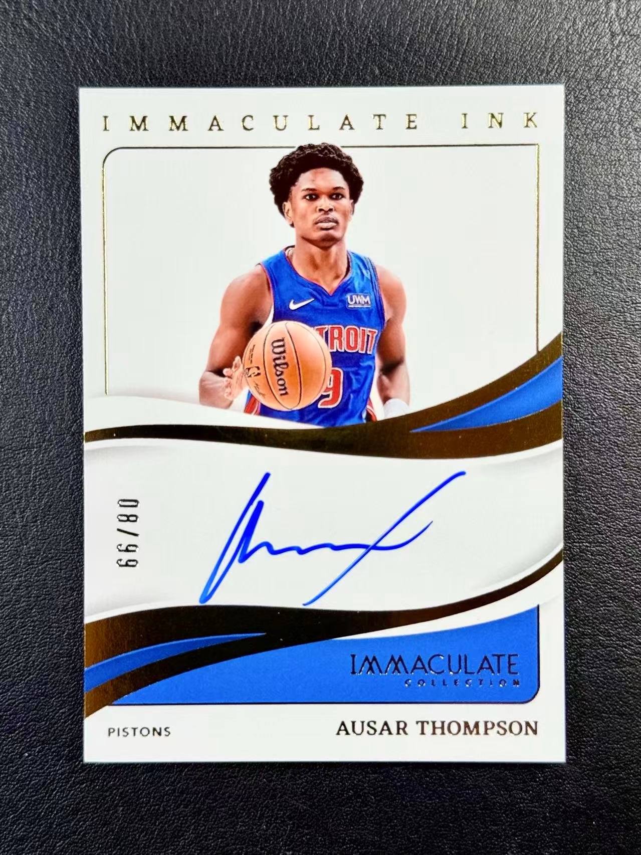 2023-24 Panini Immaculate Ausar Thompson RC 活塞 奥萨尔 汤普森 08/99编 新秀 签字 卡签 ...