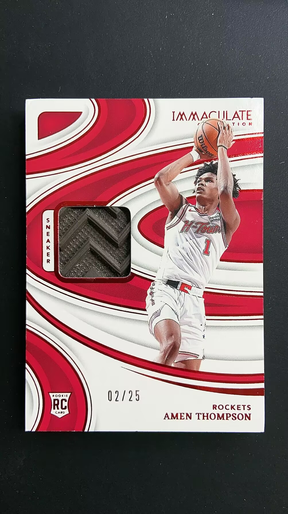 2023-24 Panini Immaculate Amen Thompson RC 【肥猫代卖】CL18 爱咪咪 火箭 新秀 阿门汤普森 ...