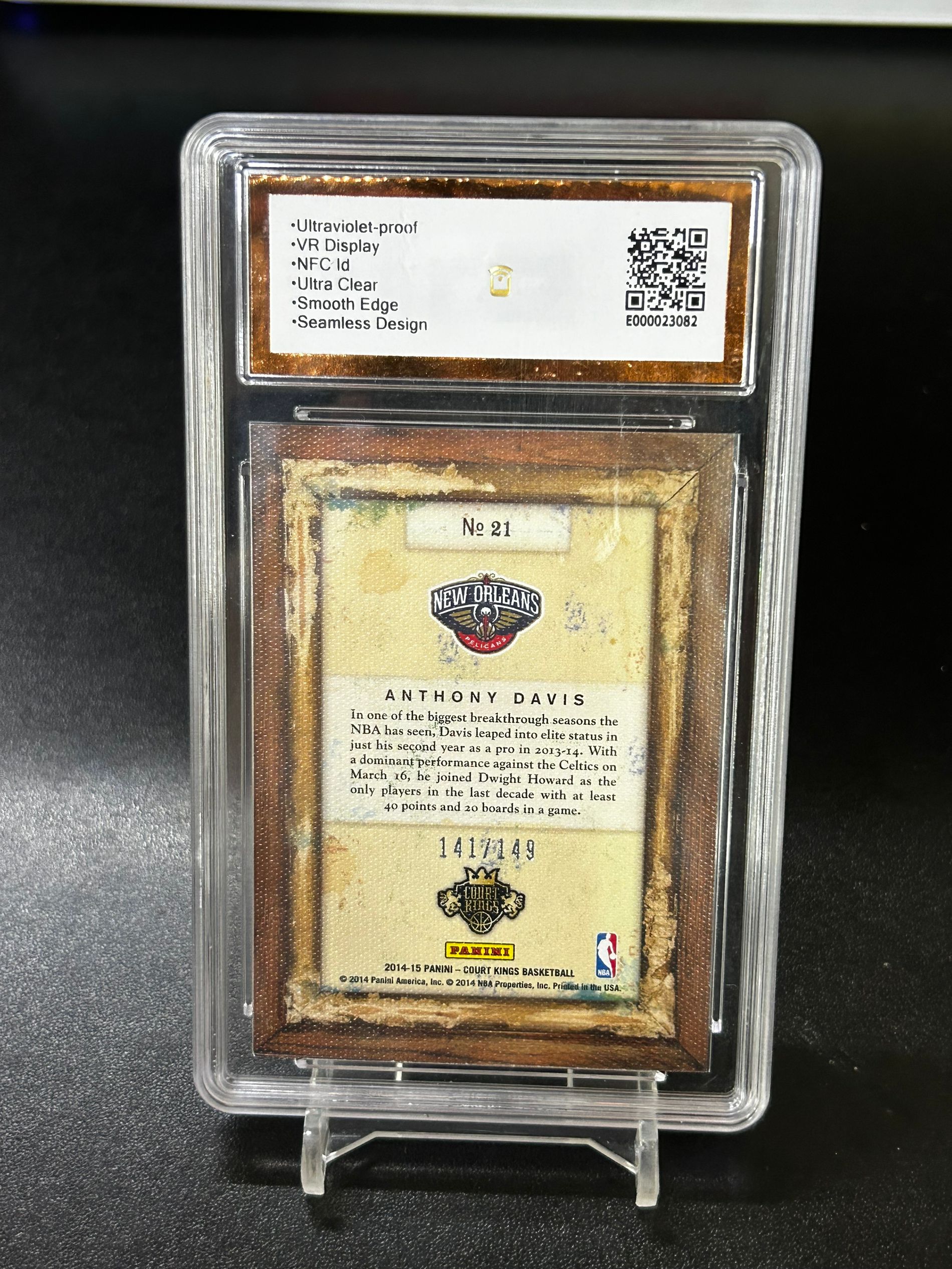 【浩行拍卖 截标预付82%】2014-15 panini court kings anthony davis 油画 鹈鹕 戴维斯 浓眉 141 ...