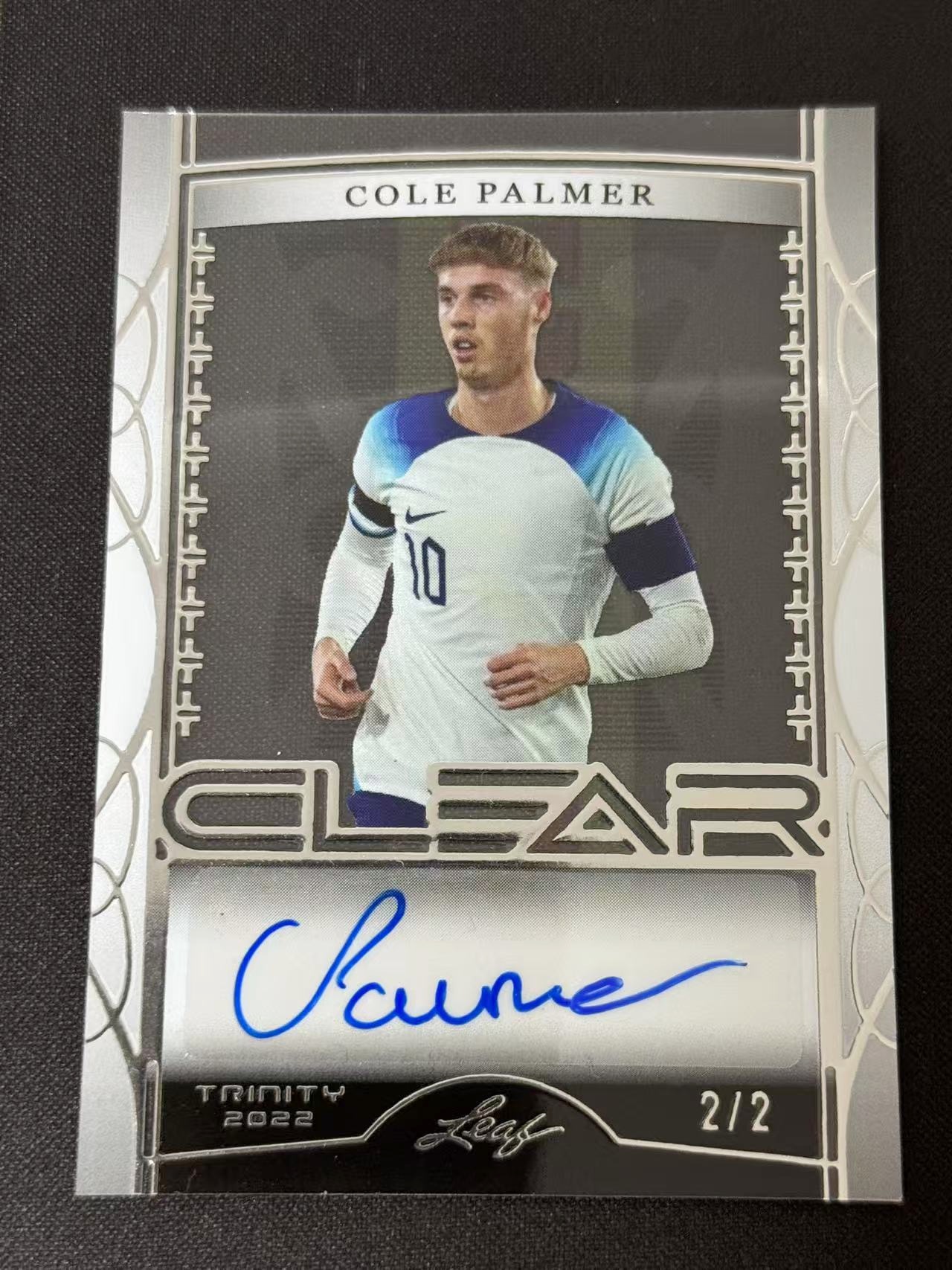 2022 Leaf Trinity Cole Palmer 英格兰 切尔西 世俱杯冠军 科尔 帕尔默 Clear 胶片 签字 签名 2/2编 ...