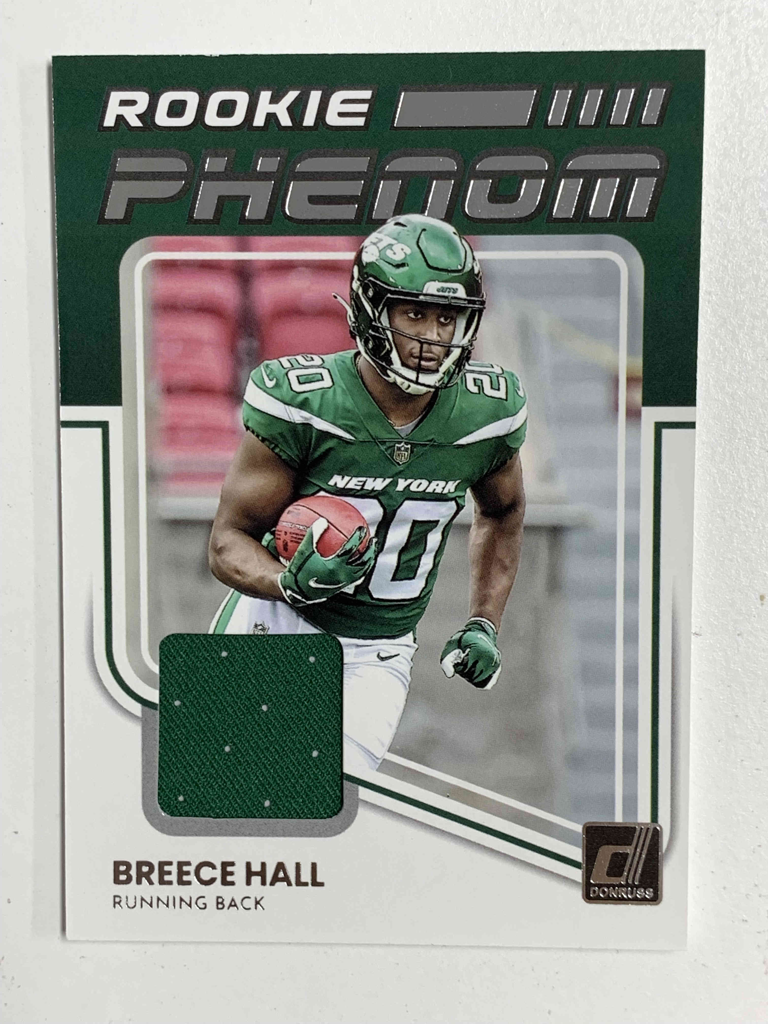 【元宇宙卡牌 超级预付代卖】-龙龙049：2022 Panini Donruss NFL 橄榄球 纽约喷气机 Breece Hall 布里斯 ...