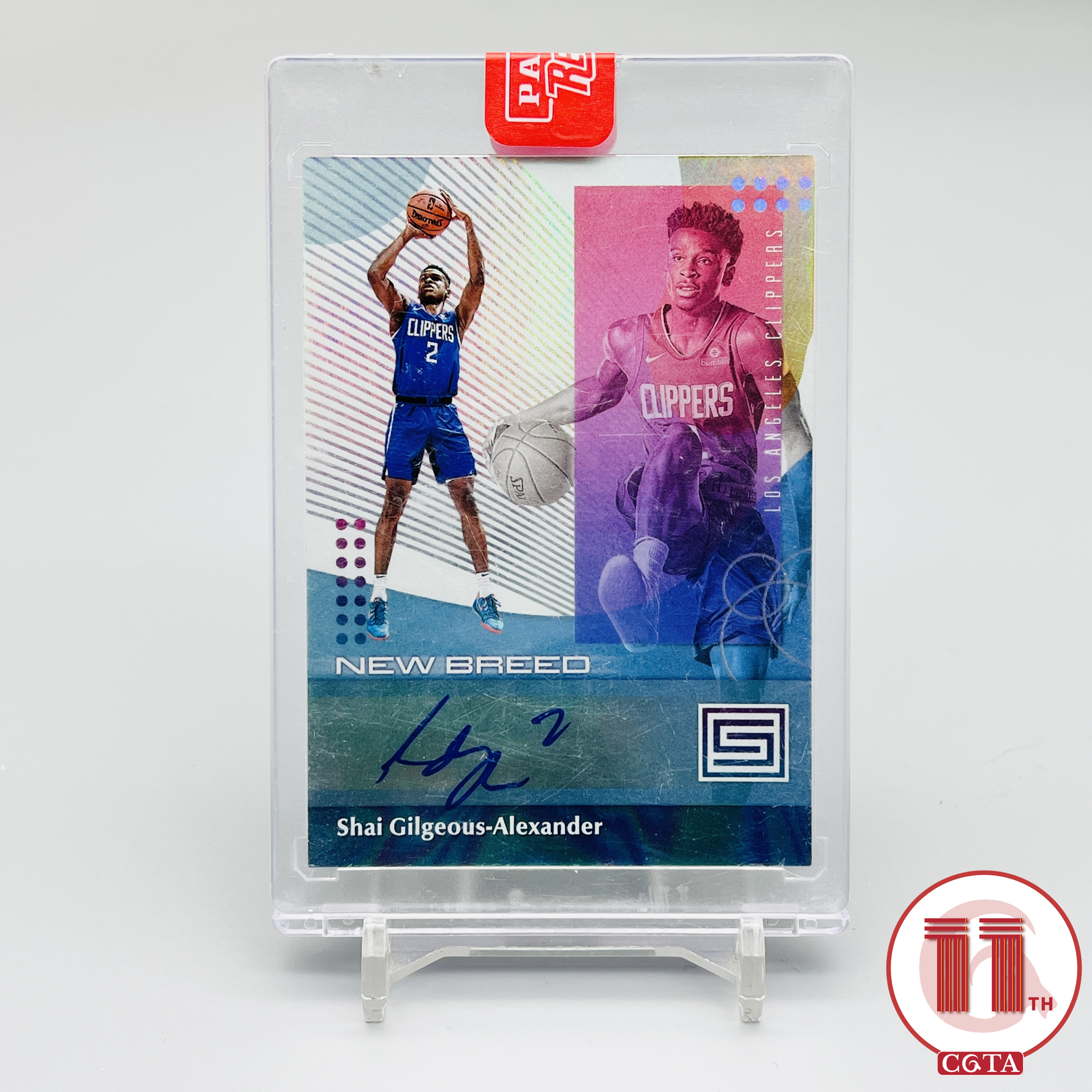 【CGTA】2018-19 Panini Status 快船 SGA 亚历山大 RC新秀 银折 完美签字 New Breed 新秀签 卡签 ...