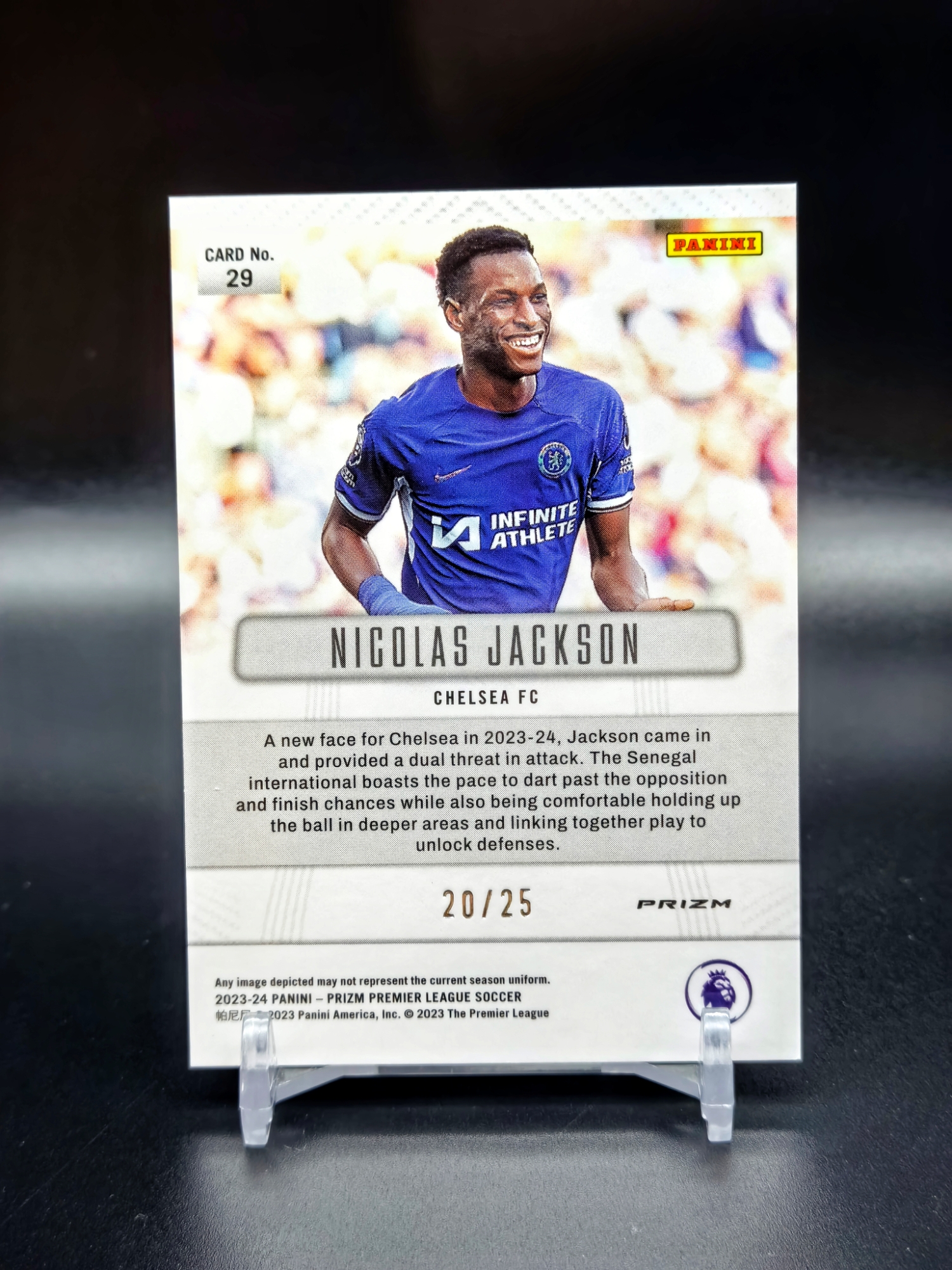 【AZ拍卖专业代卖】2023-24 Panini Prizm Nicolas Jackson 英超pz 切尔西 杰克逊 元年 闪回 复刻 复古 ...