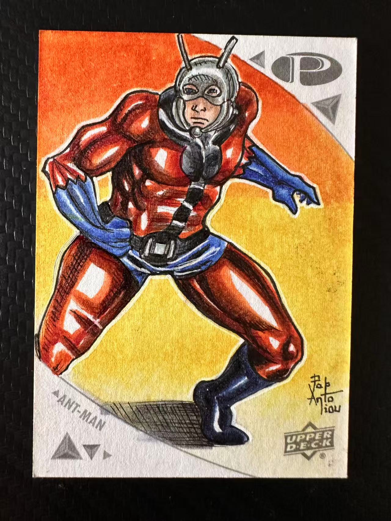 2019 Marvel (MCU) Upper Deck 漫威 Premier 手绘卡 Sketch 【十点代拍】 1/1编 ofo 蚁人 ...