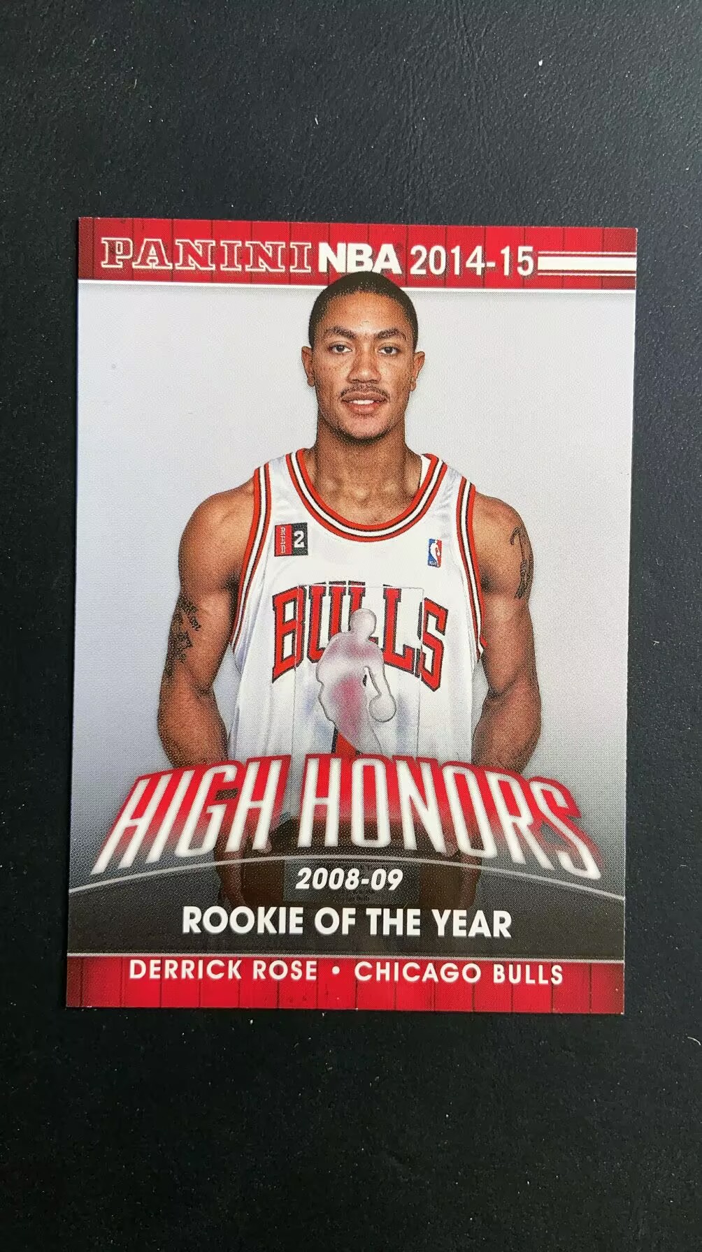 2014-15 Panini SPA Derrick Rose 【肥猫代卖】N26R 中亚图 公牛 德里克罗斯 高光时刻特卡 最佳新秀 卡淘