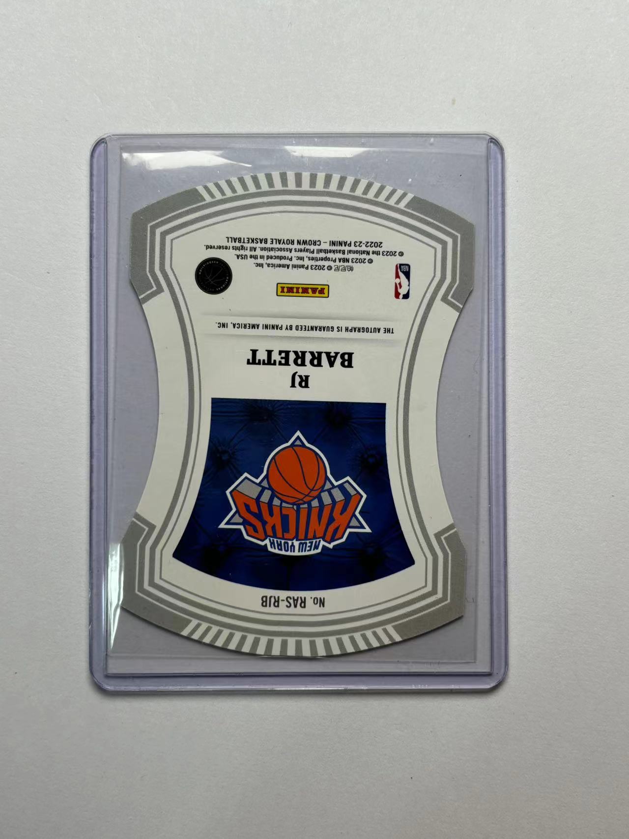 2022-23 Panini Crown Royale R.J. Barrett RJ 巴雷特 RJB 尼克斯选图 皇冠系列 16/17编 银 ...