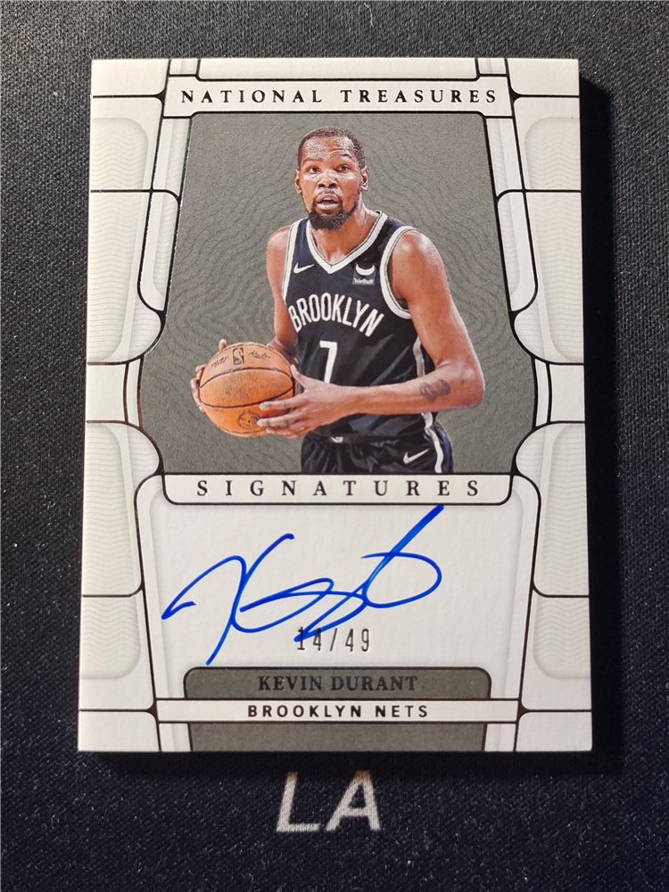 【LA拍卖】21-22 Panini National Treasures Kevin Durant 国宝 凯文 杜兰特 KD 太阳篮网勇士 ...